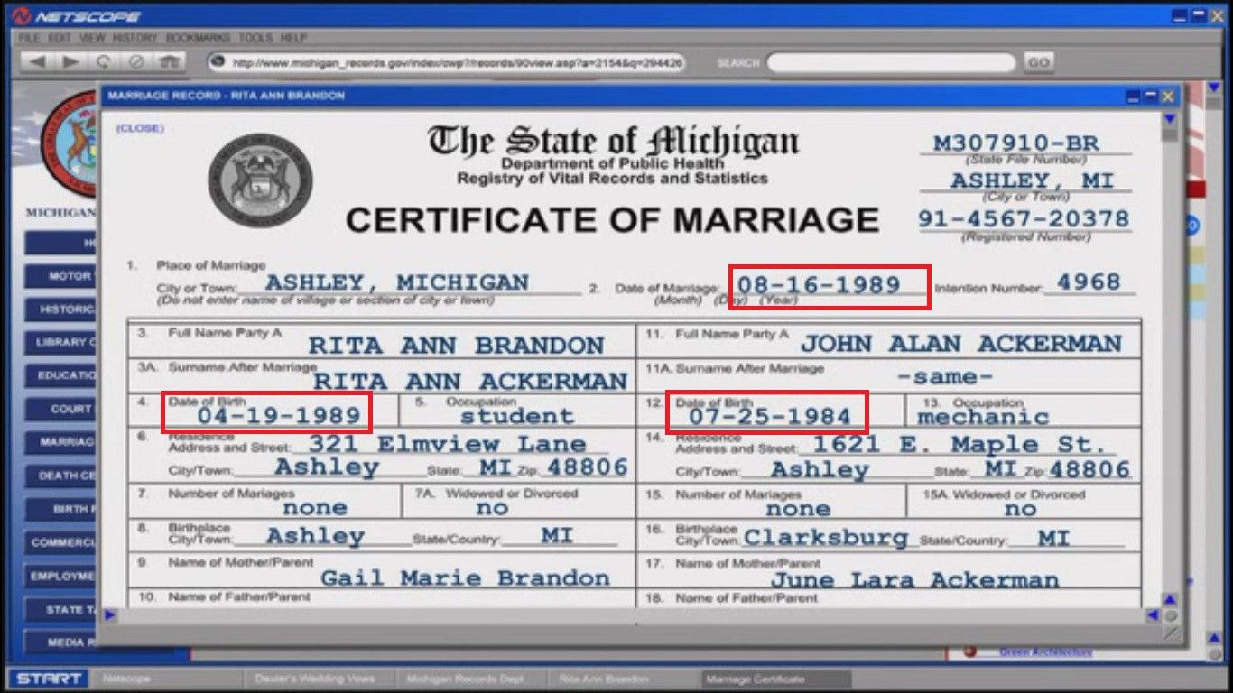 Rita's first Marriage | Scrolller