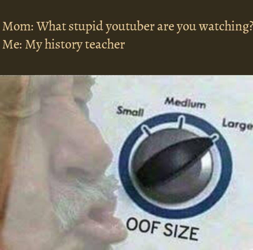 Roasted my history teacher that hard. | Scrolller