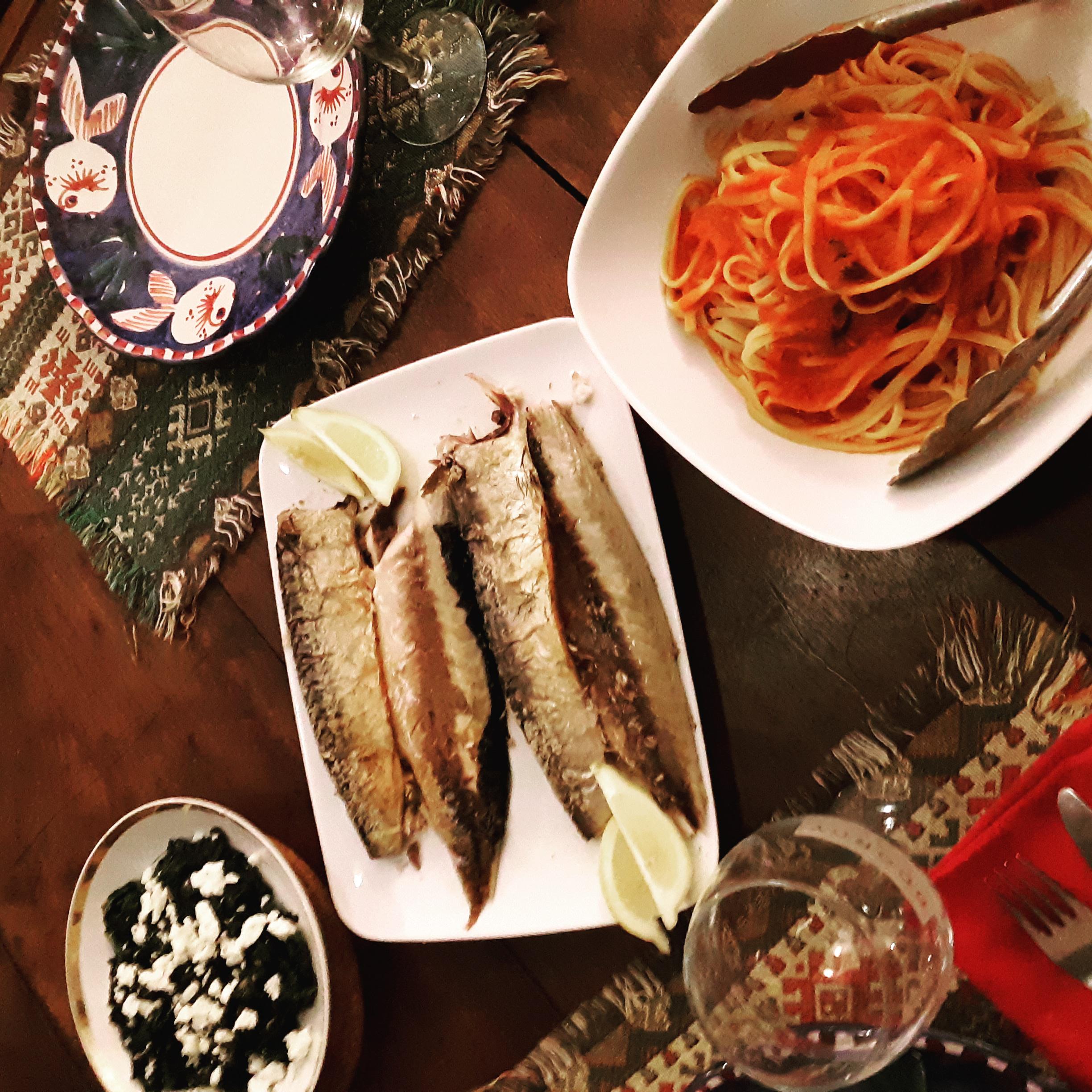 Roasted some mackerel. | Scrolller