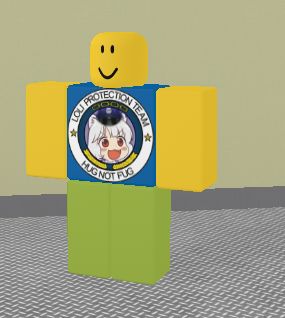 Roblox allows the "loli protection team" image. | Scrolller