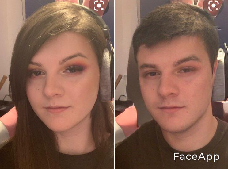 Rose as a man using faceapp | Scrolller