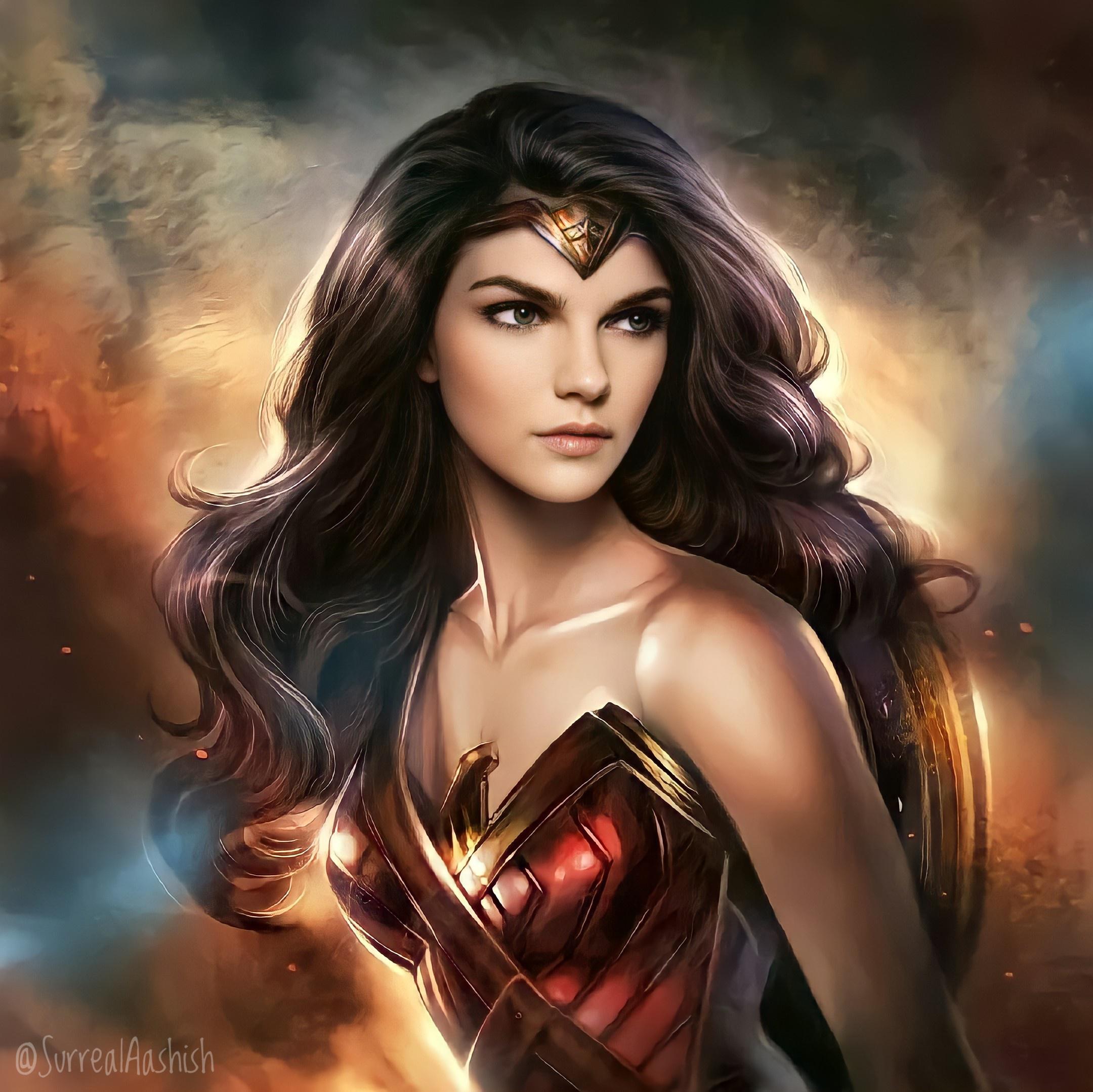 Rose as Wonder Woman - Digital Art! | Scrolller