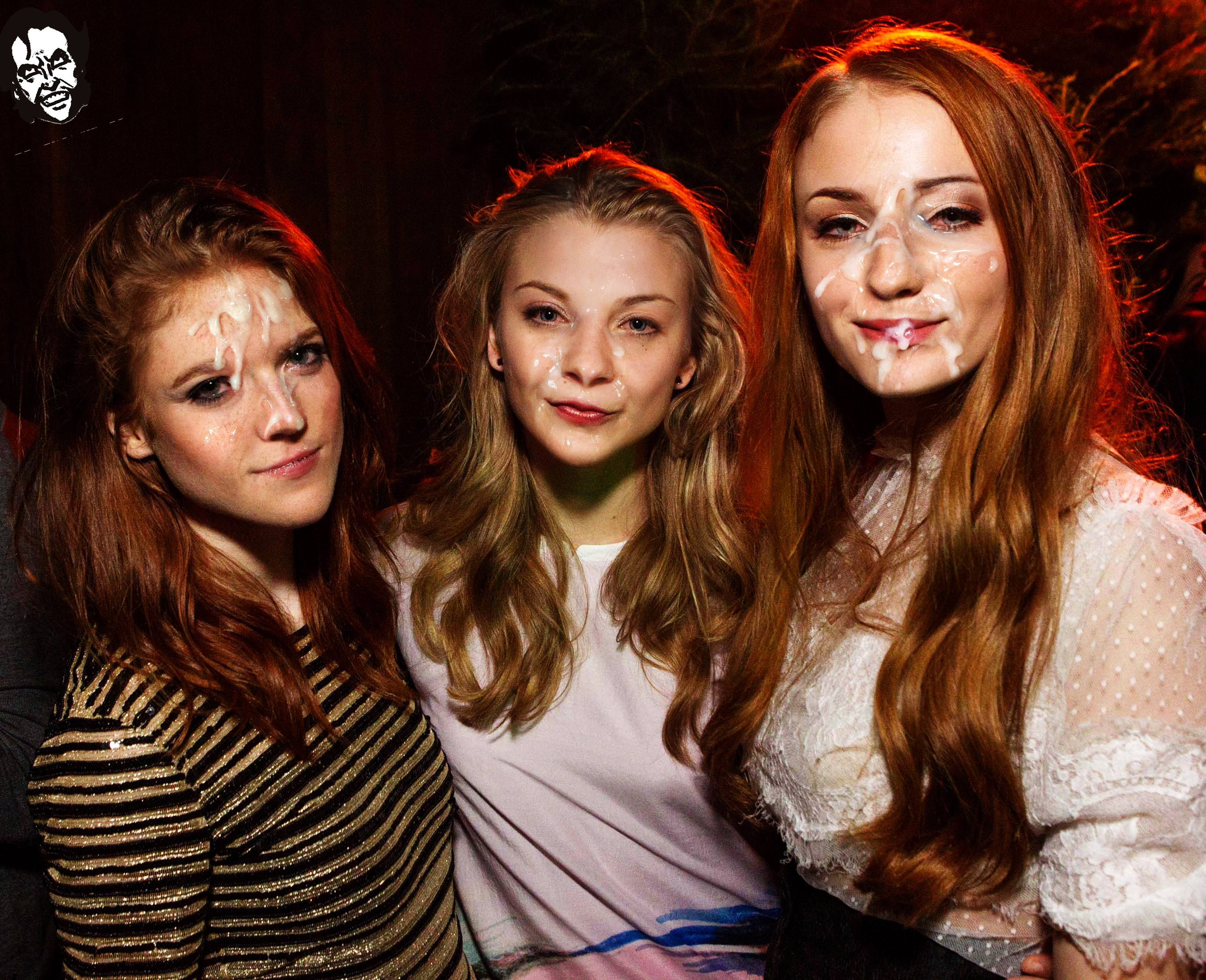 Rose Leslie Natalie Dormer Sophie Turner Deepthroating Gloryhole Gals 9468