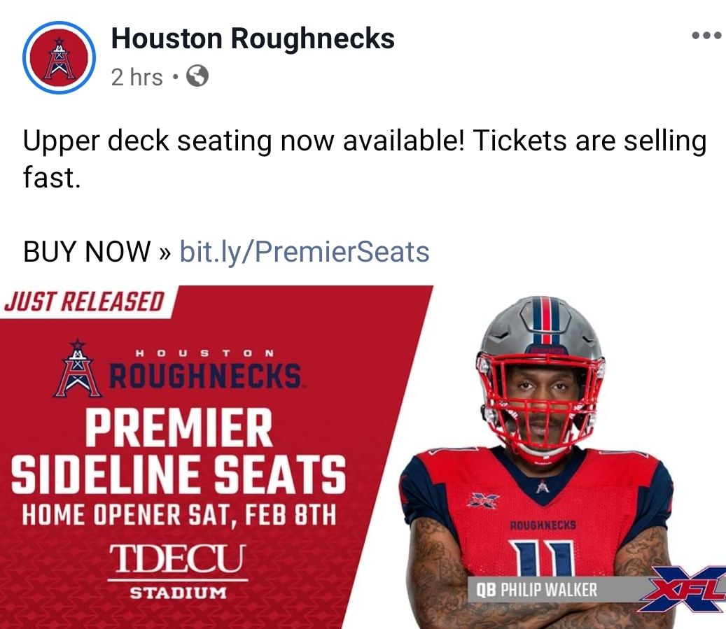 Roughnecks have enough ticket demand to open up additional seating | Scrolller