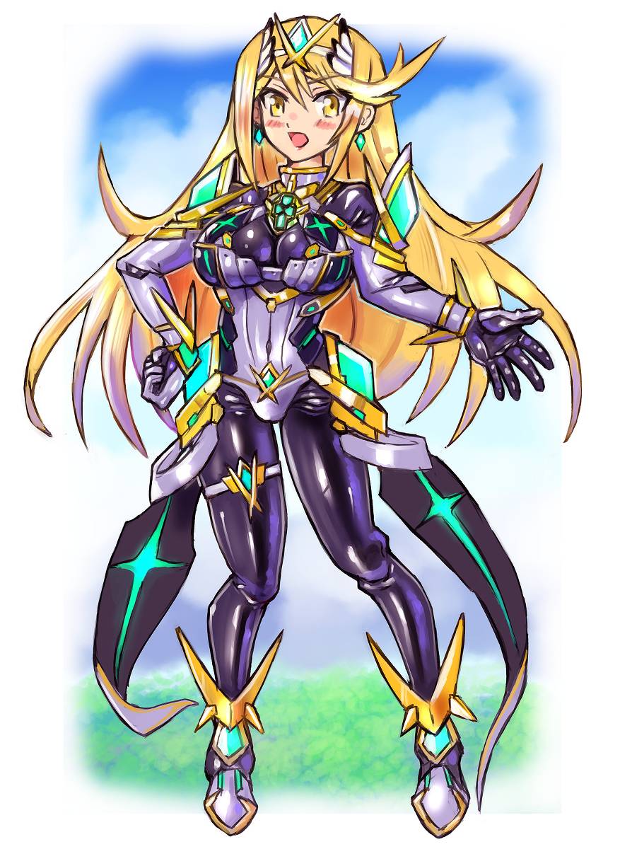 Rubber bodysuit Mythra | Scrolller