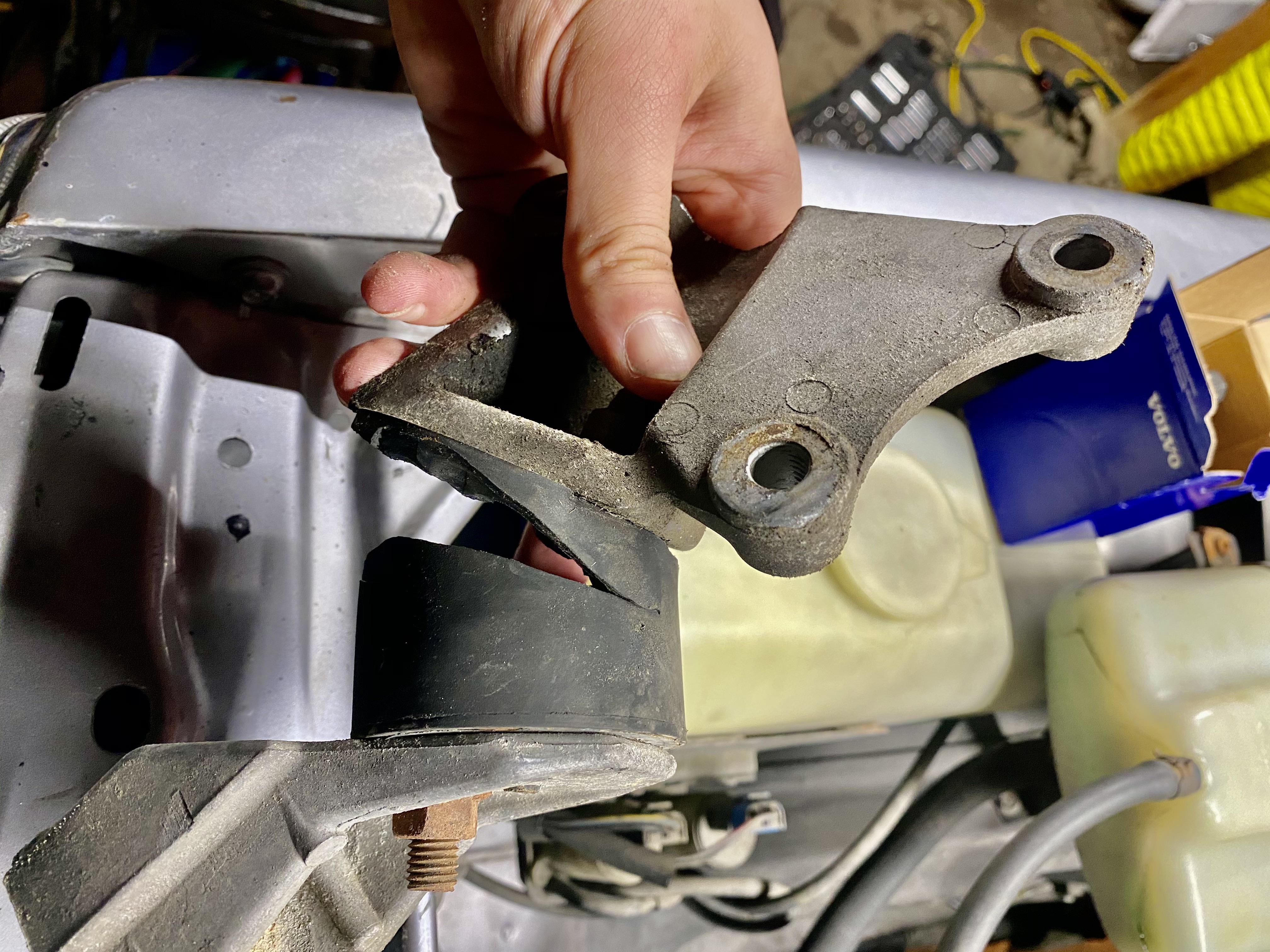 Rubber looked good and solid until unmounted, check them mounts! | Scrolller