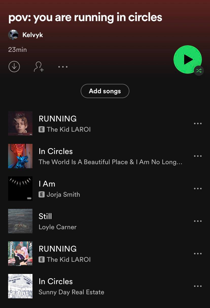 running in circles | Scrolller