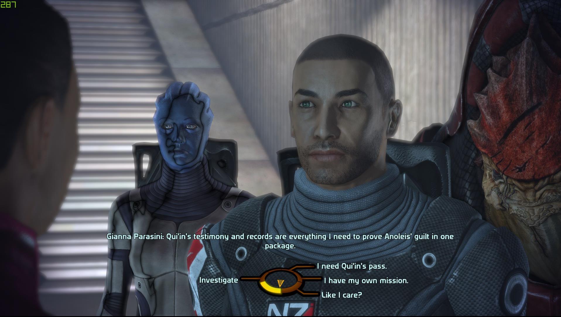 Running into an ugly shadow issue in Mass Effect 1 | Scrolller