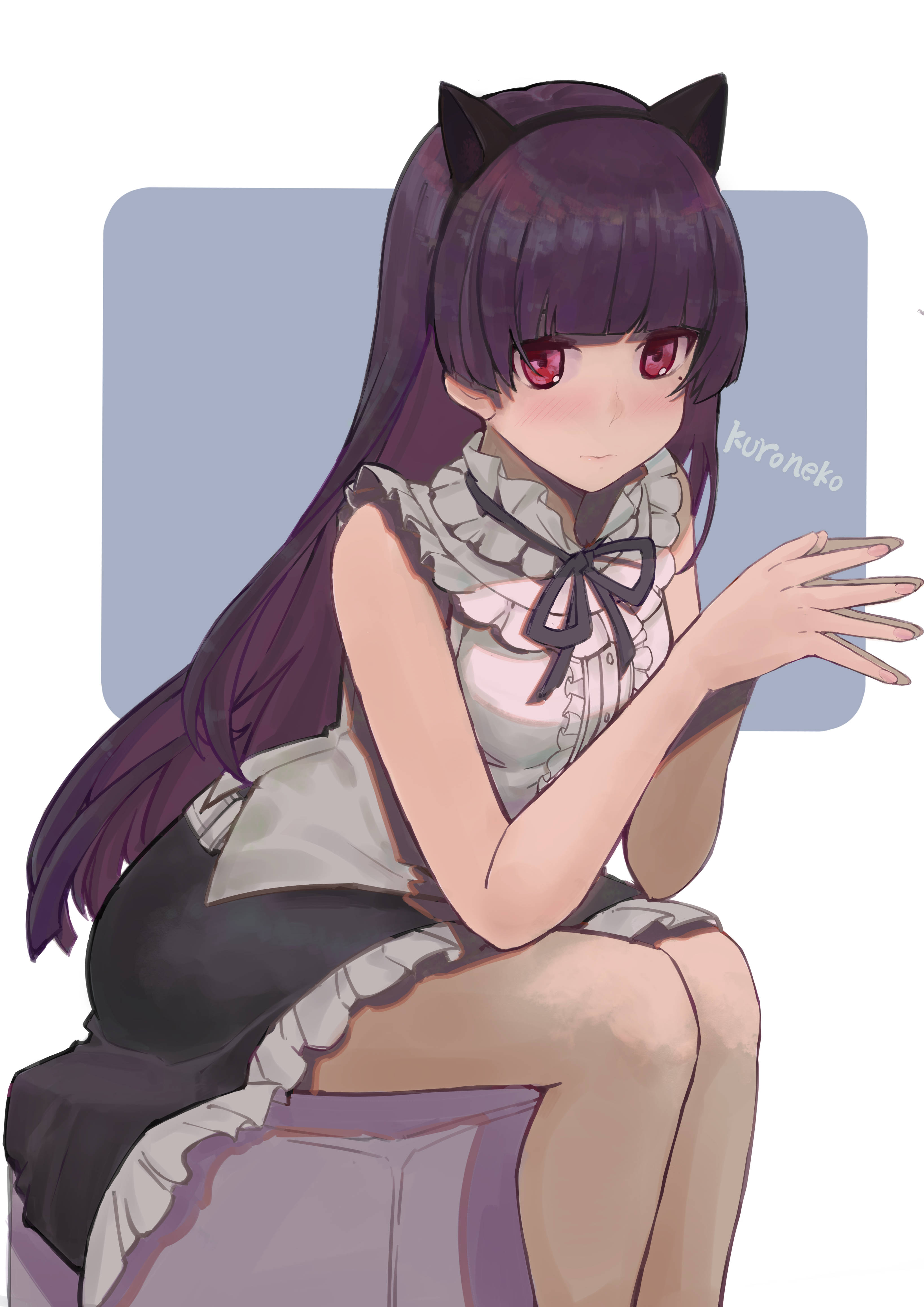 [Ruri-sama post #591] Kuroneko listening intently | Scrolller