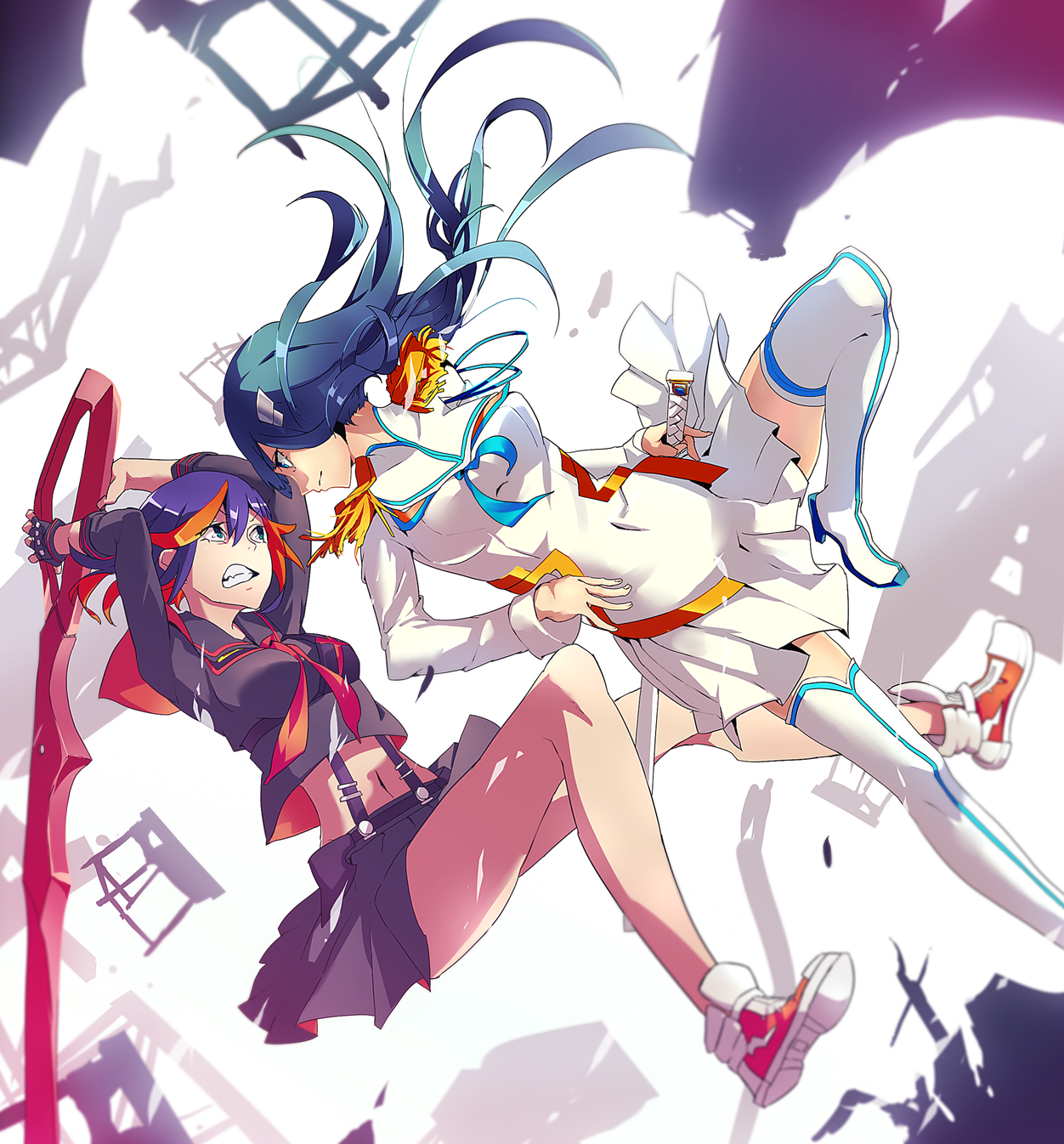 Ryuko and Satsuki [全自動あんころ餅] | Scrolller
