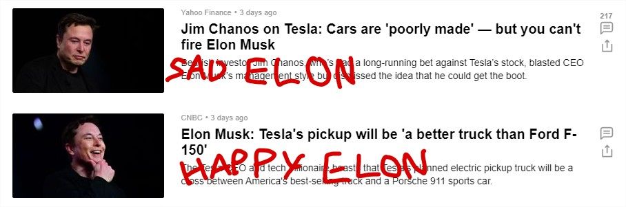 Sad Elon, Happy ELon | Scrolller Sad Elon, Happy ELon | Scrolller