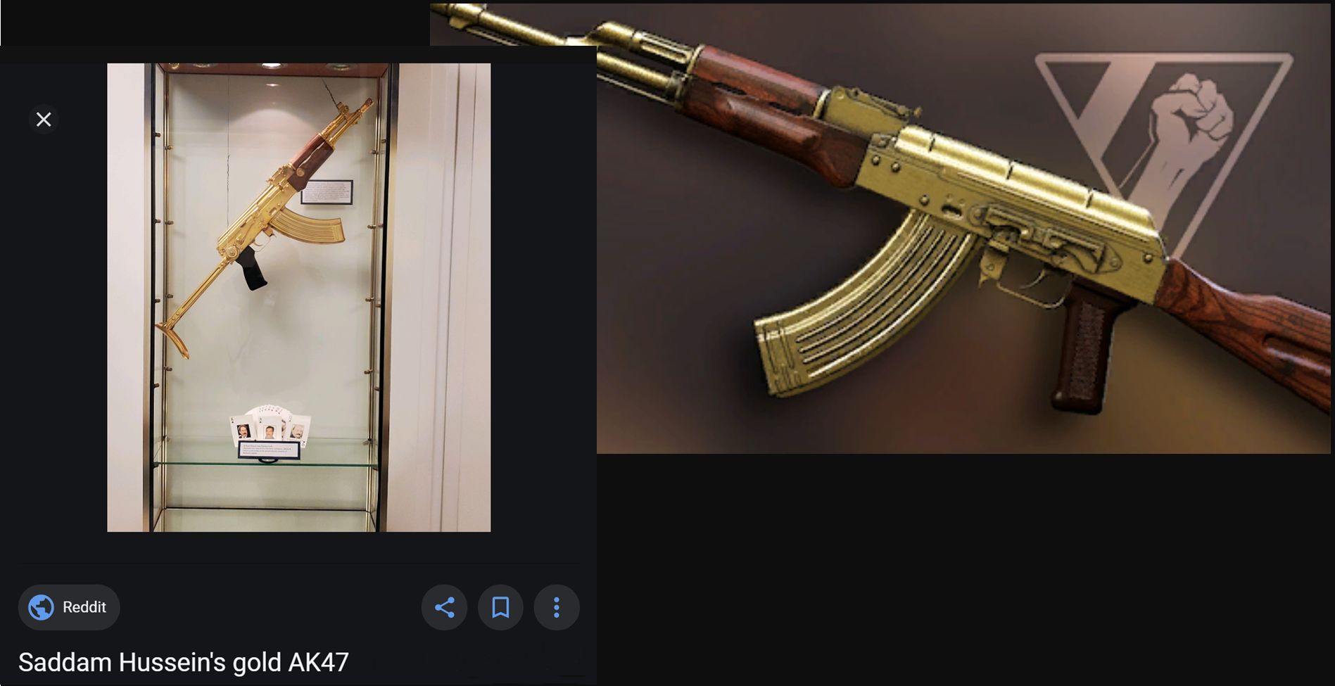 Saddam Hussein Ak Gold Leaked | Scrolller