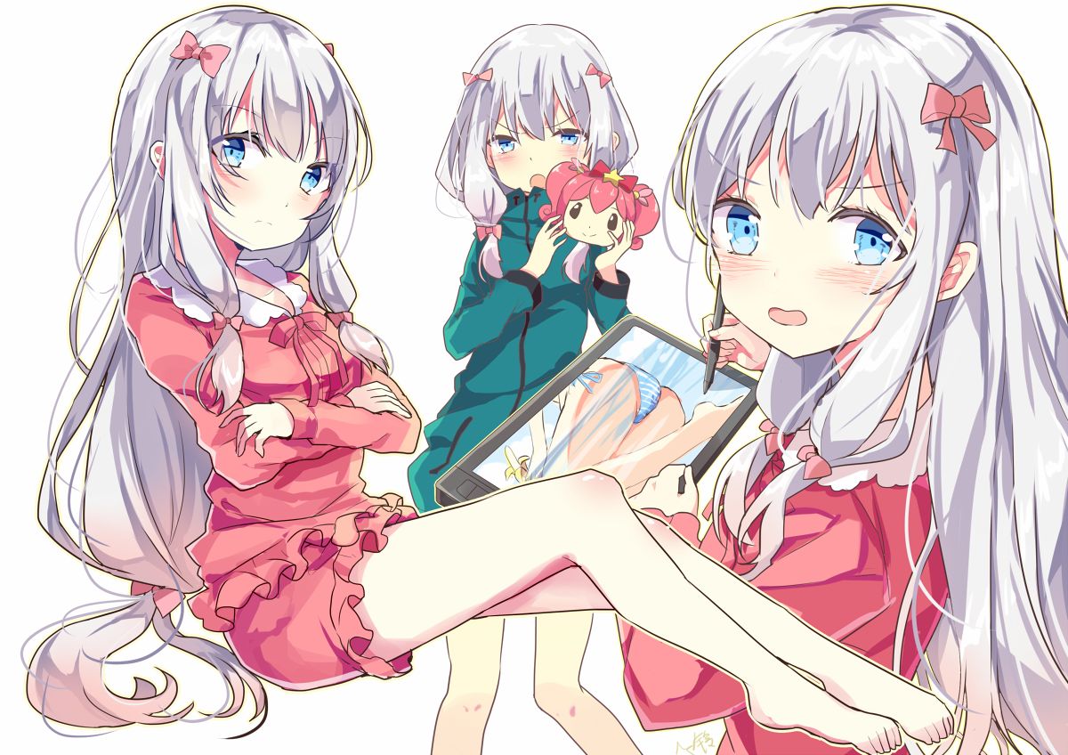 Sagiri drawing the naughty [Eromanga-sensei] | Scrolller