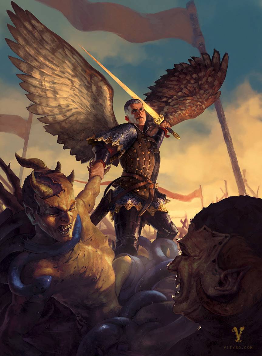 Saint Michael Archangel by Viviane T.S. | Scrolller