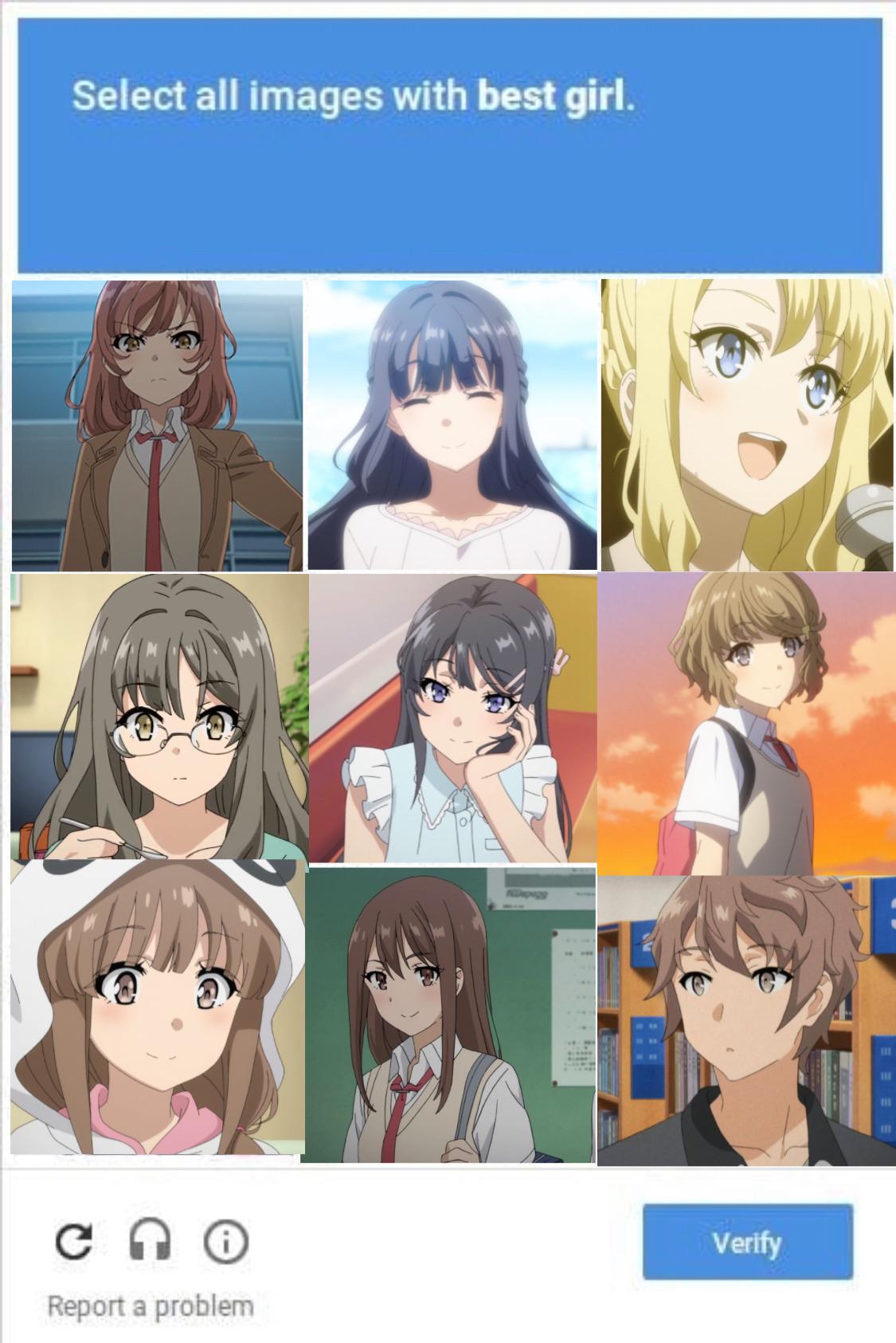 Sakuta best girl prove me wrong. | Scrolller