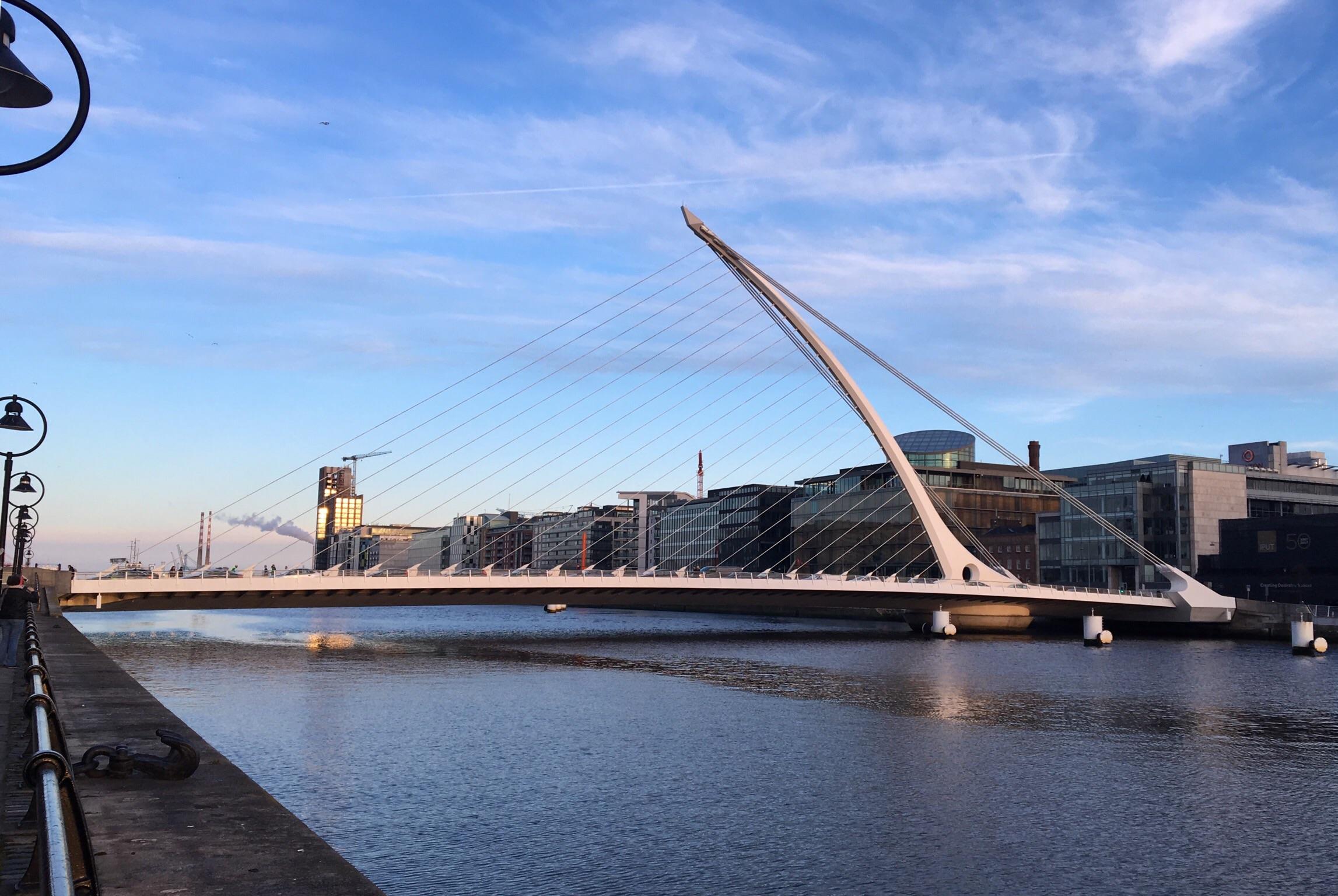 Samuel Beckett Bridge in Dublin, Ireland [OC] | Scrolller