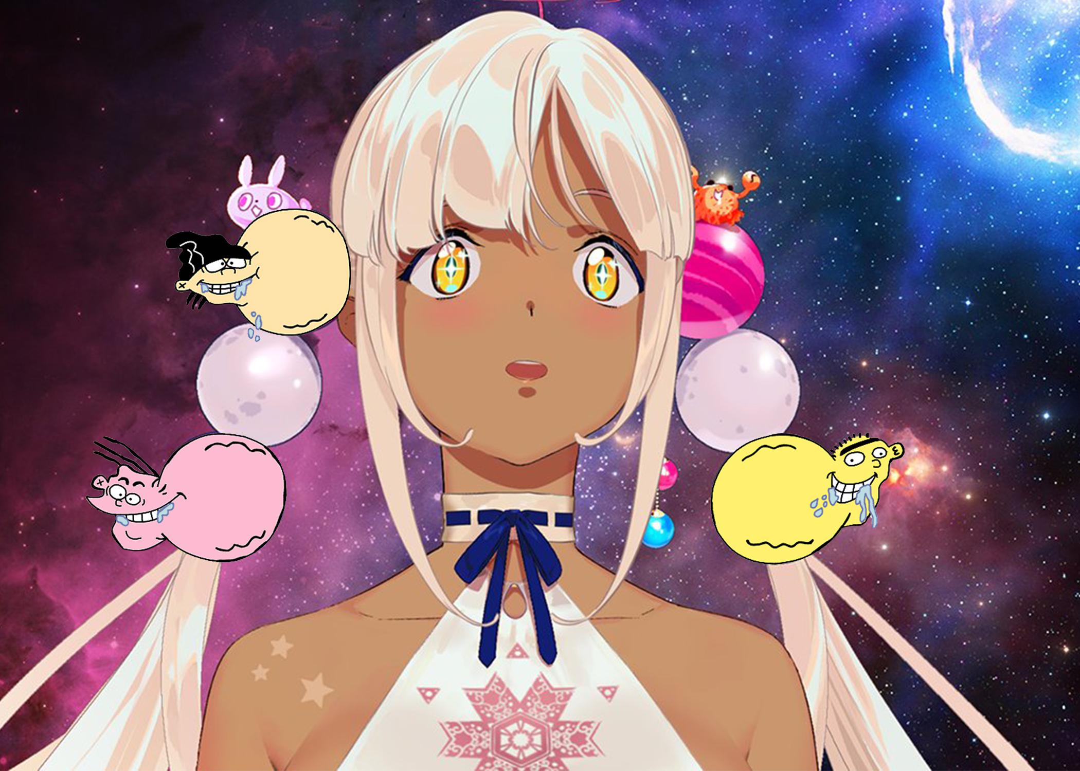 Sana encounters some strange aliens. | Scrolller