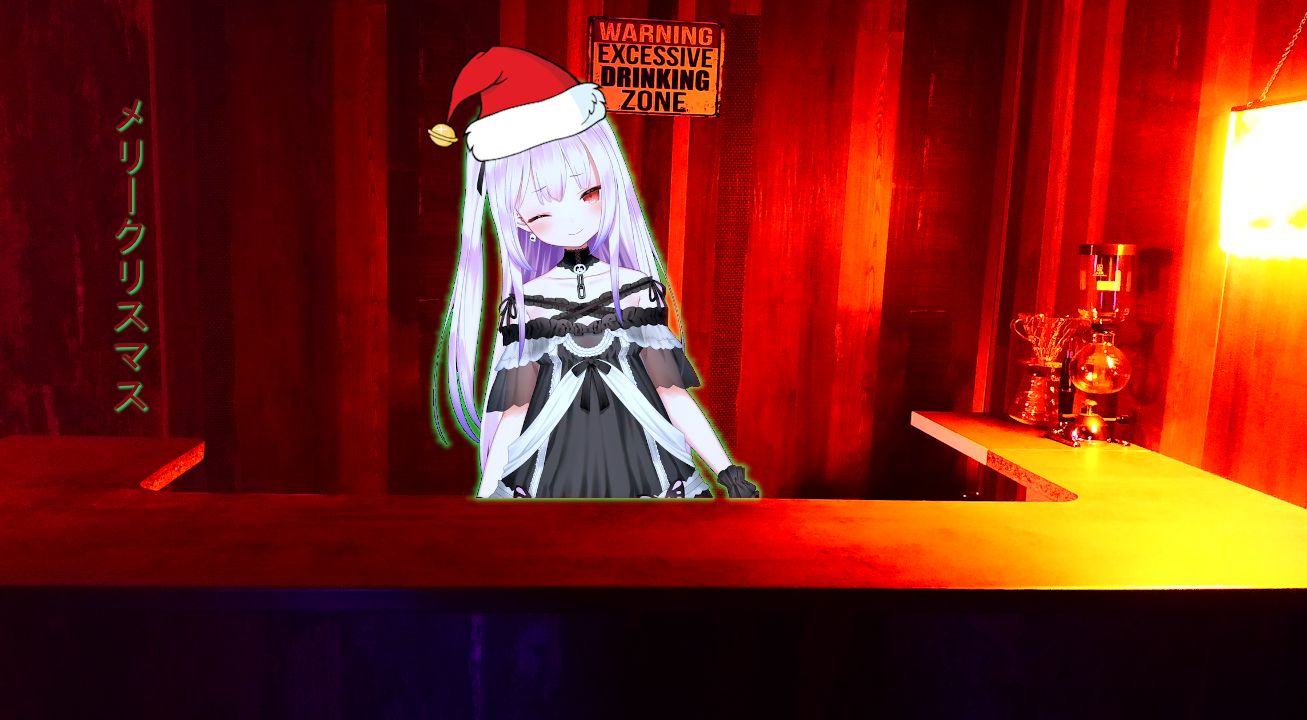Santa Rushia is here to serve the best holo-cocktail! | Scrolller