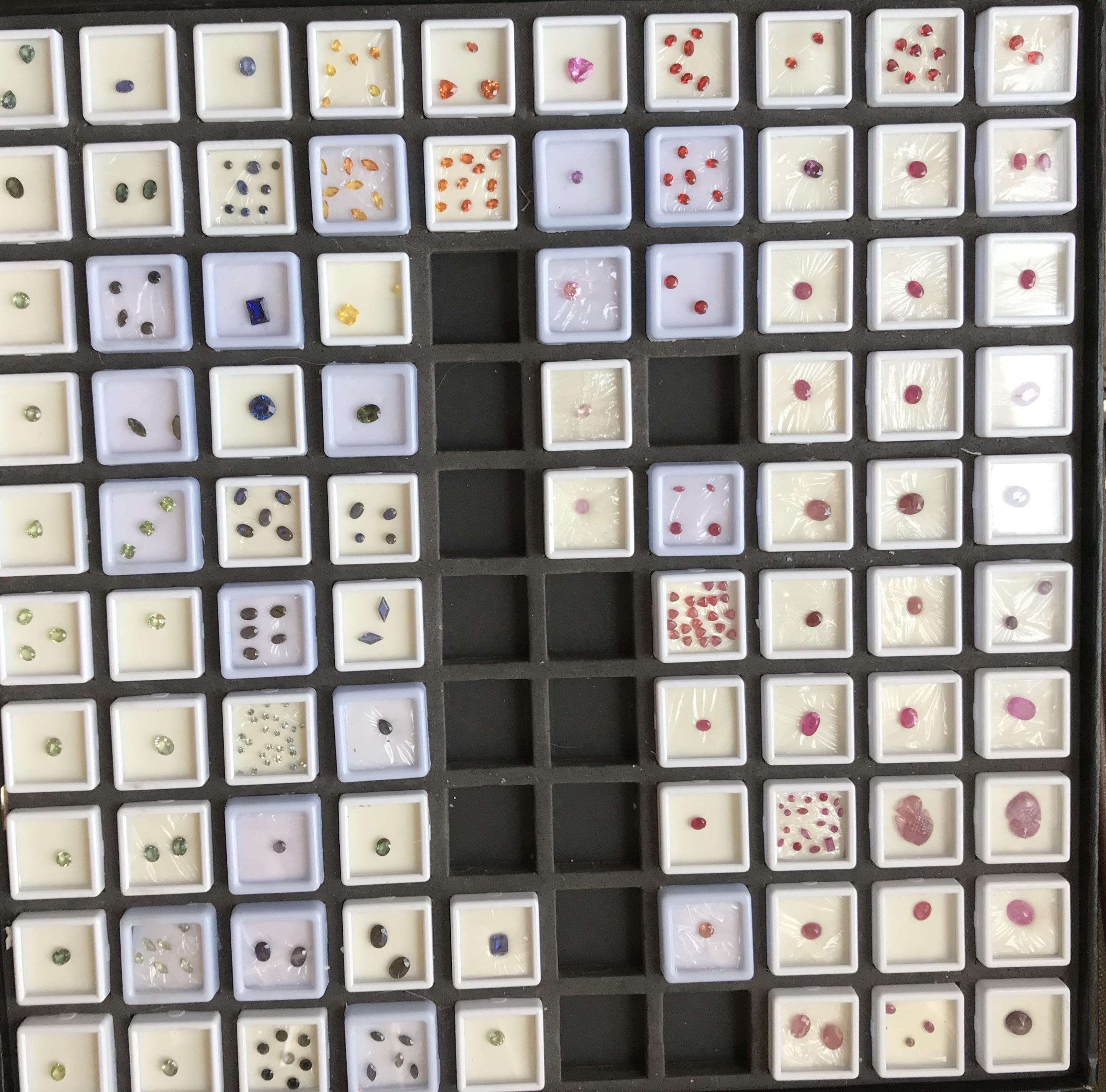 Sapphire and ruby tray almost complete | Scrolller