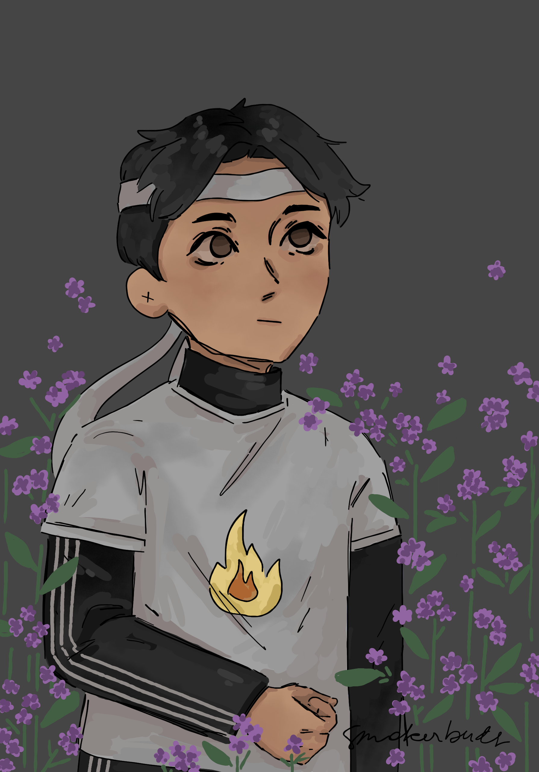 Sappitus nappitus in a flower field | Scrolller