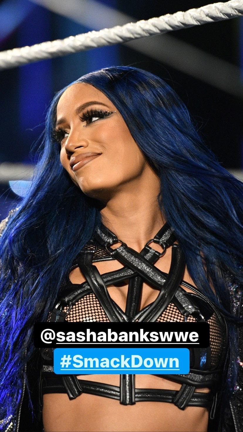Sasha Banks from SmackDown | Scrolller