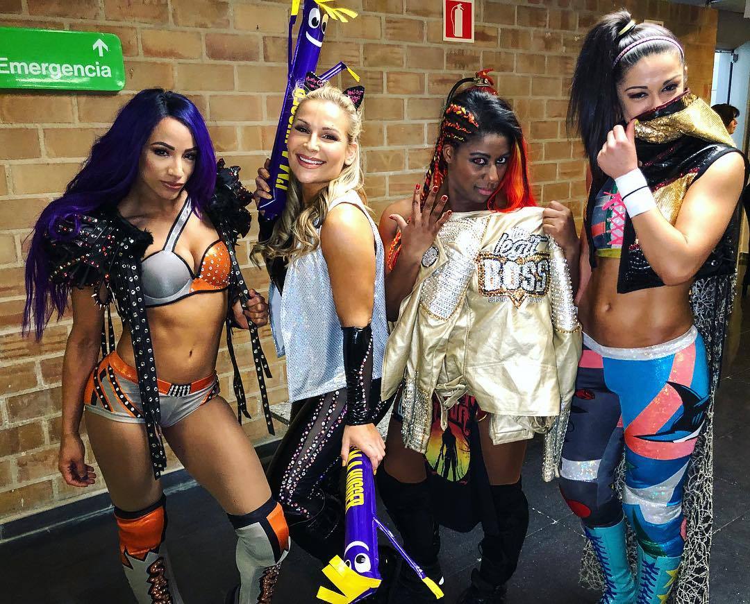 Sasha, Natalya, Ember & Bayley | Scrolller