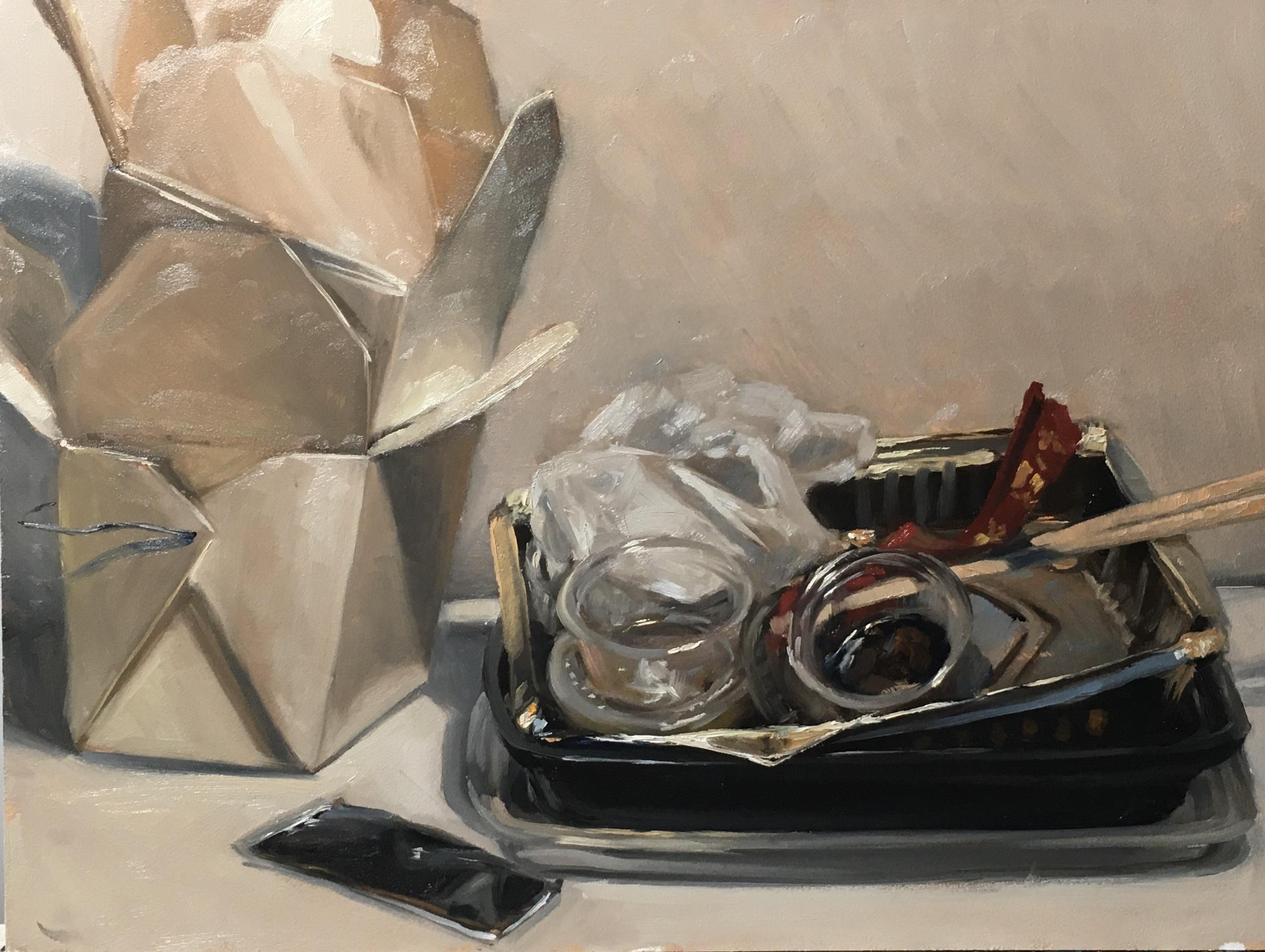 Saturday Night, me, oil, 2019 | Scrolller