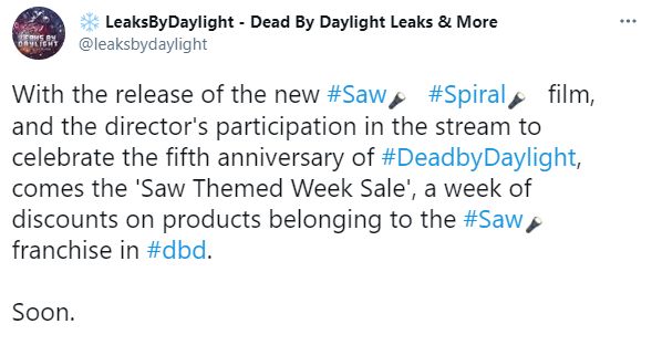 Saw Themed Week Sale Leaked | Scrolller