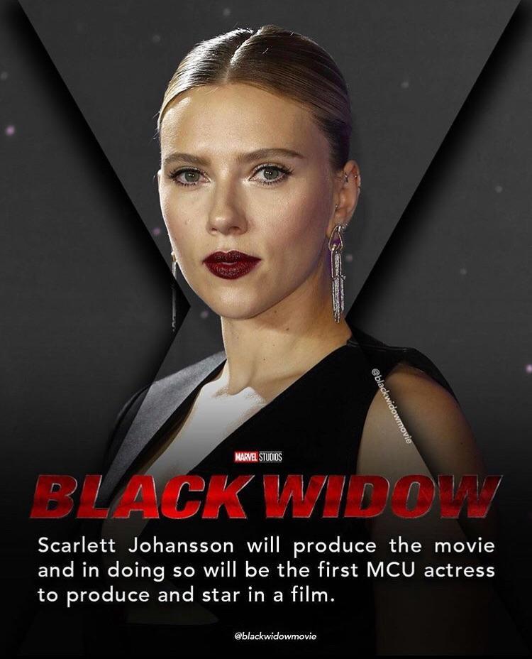 Scarlett Johansson will produce ‘Black Widow’ movie | Scrolller