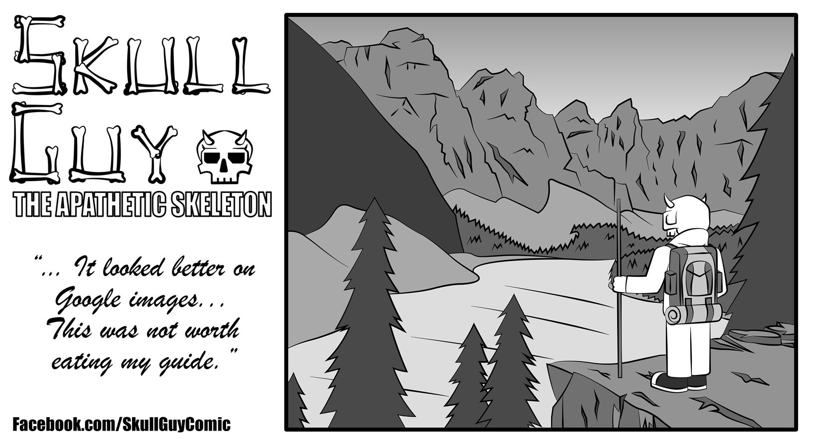 Scenery - Skull Guy, The Apathetic Skeleton | Scrolller