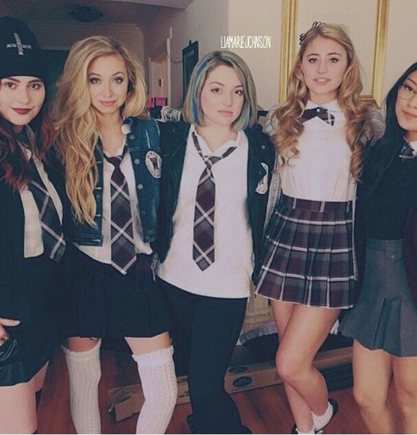 Lia in a school uniform | Scrolller