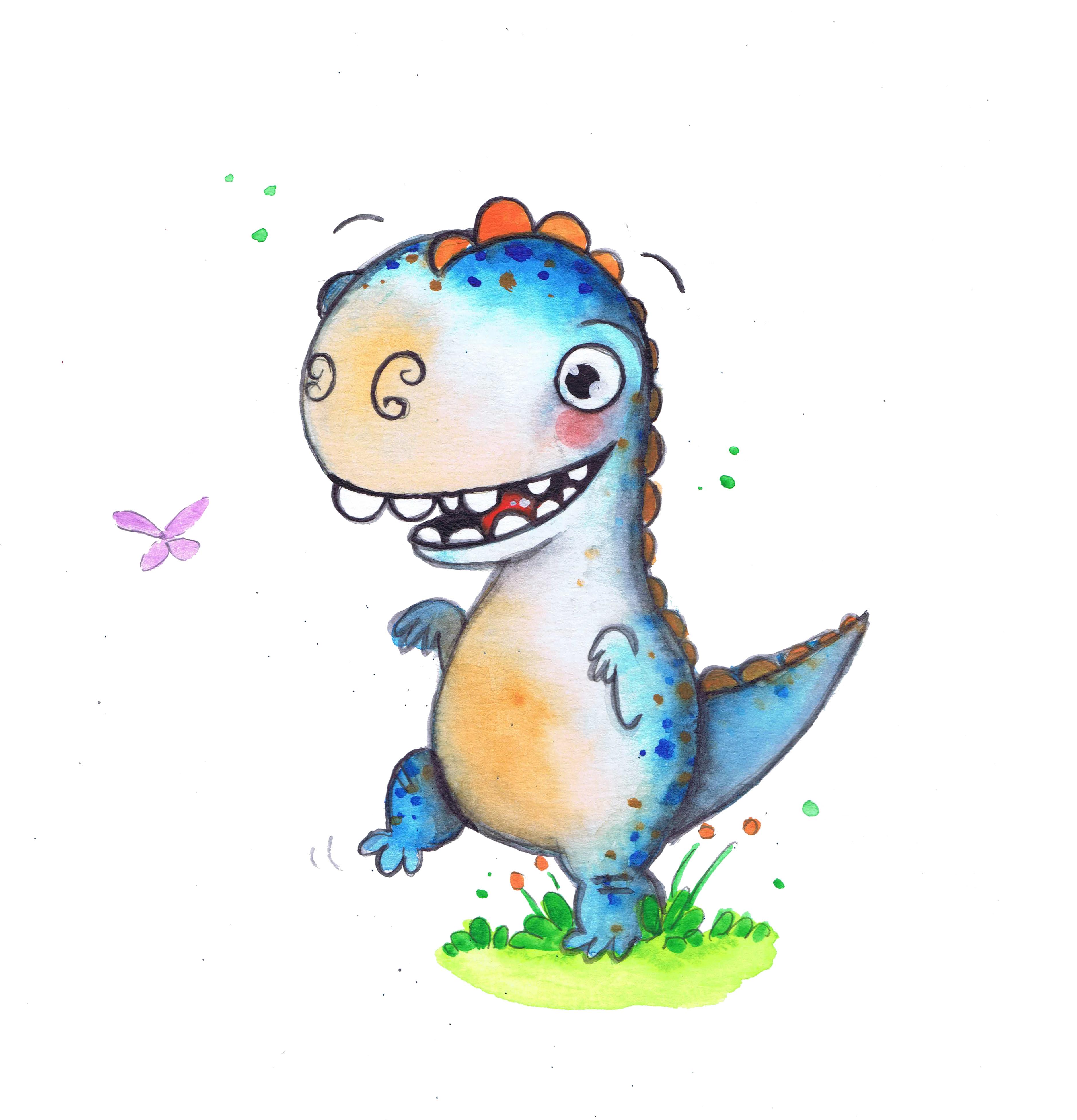 Scientific name - Dinosaurius Terribulus! A little guy I created for a youtube tutorial ...