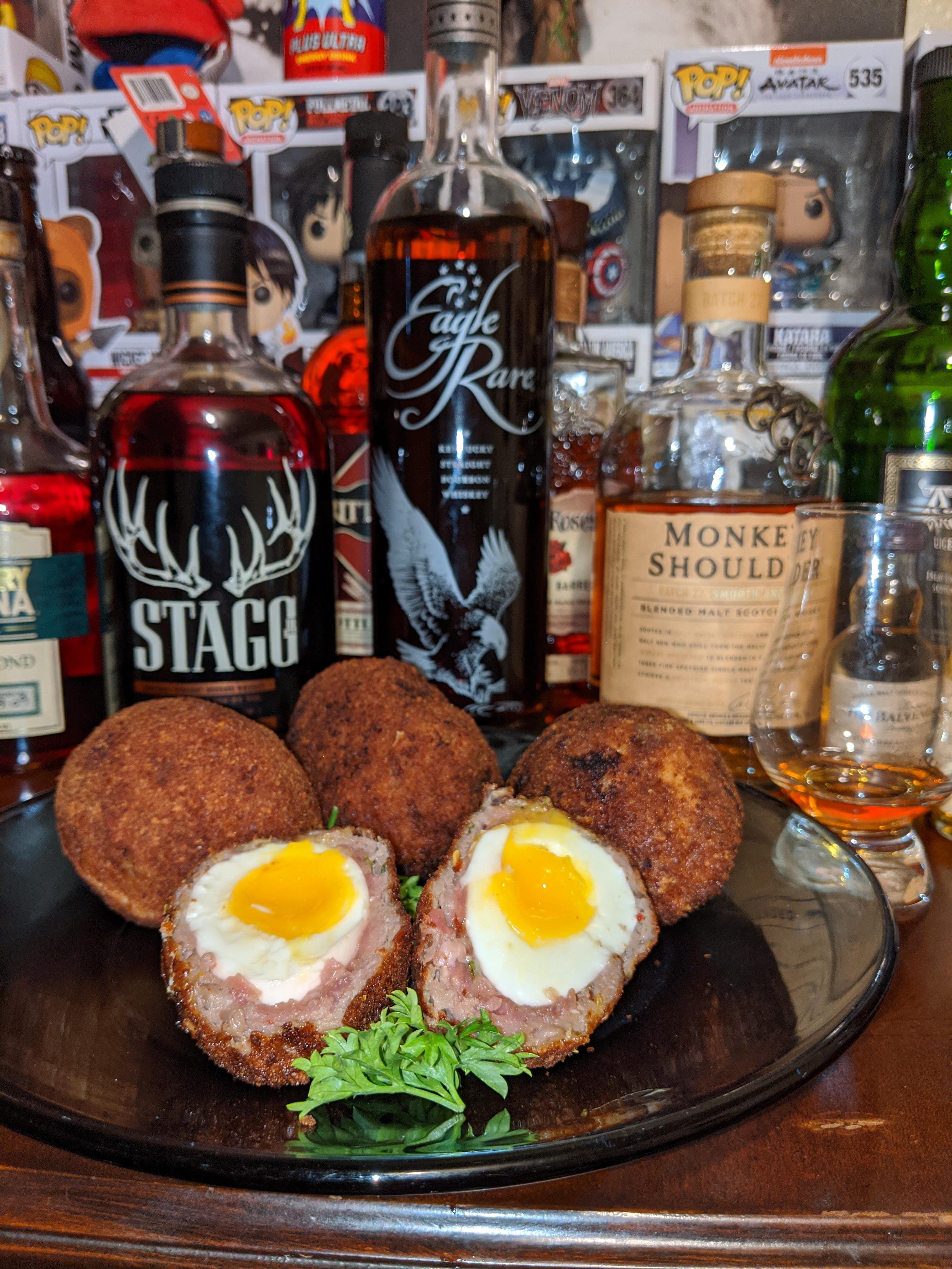 Scotch eggs and whiskey!! | Scrolller
