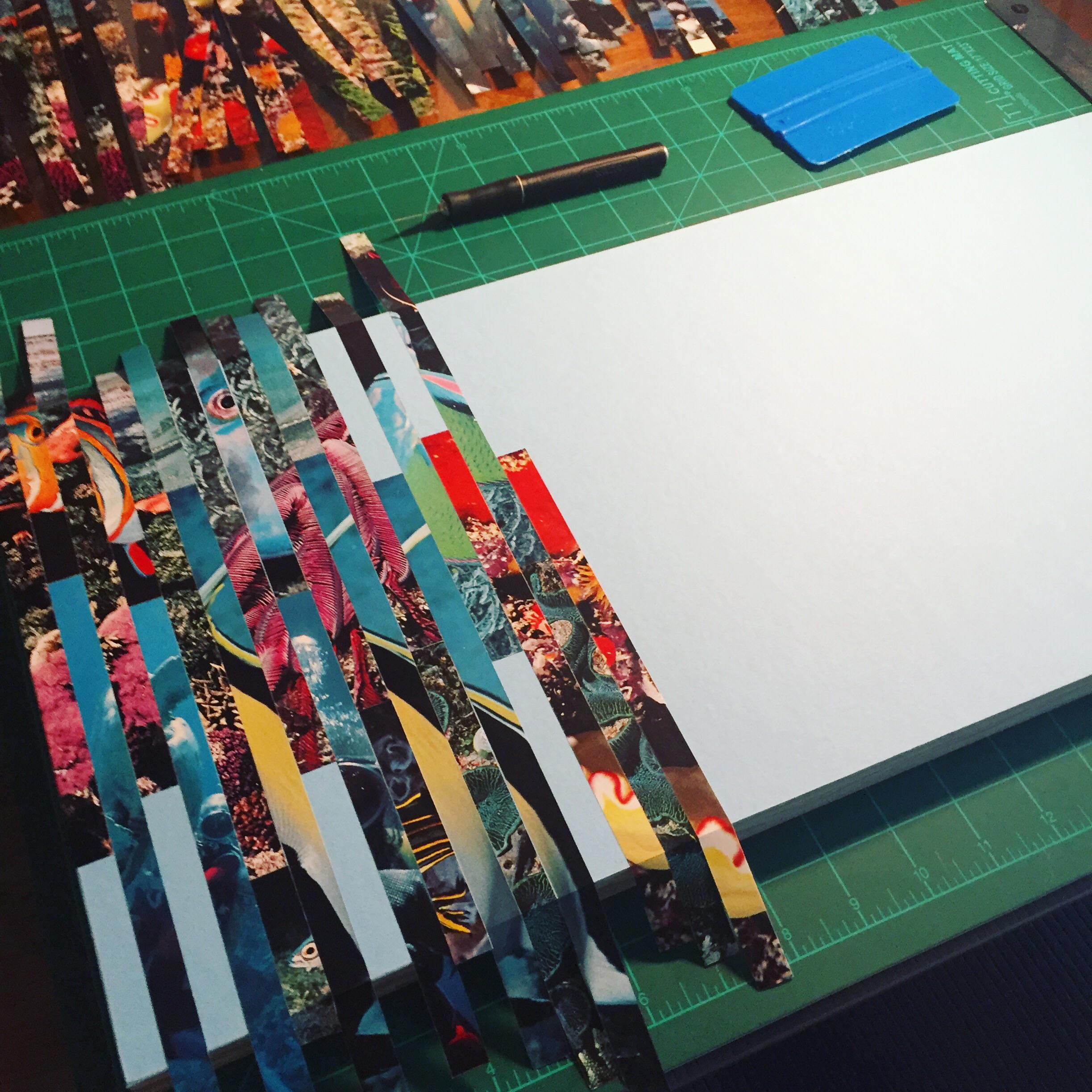 Sea-themed work in progress [analog] | Scrolller