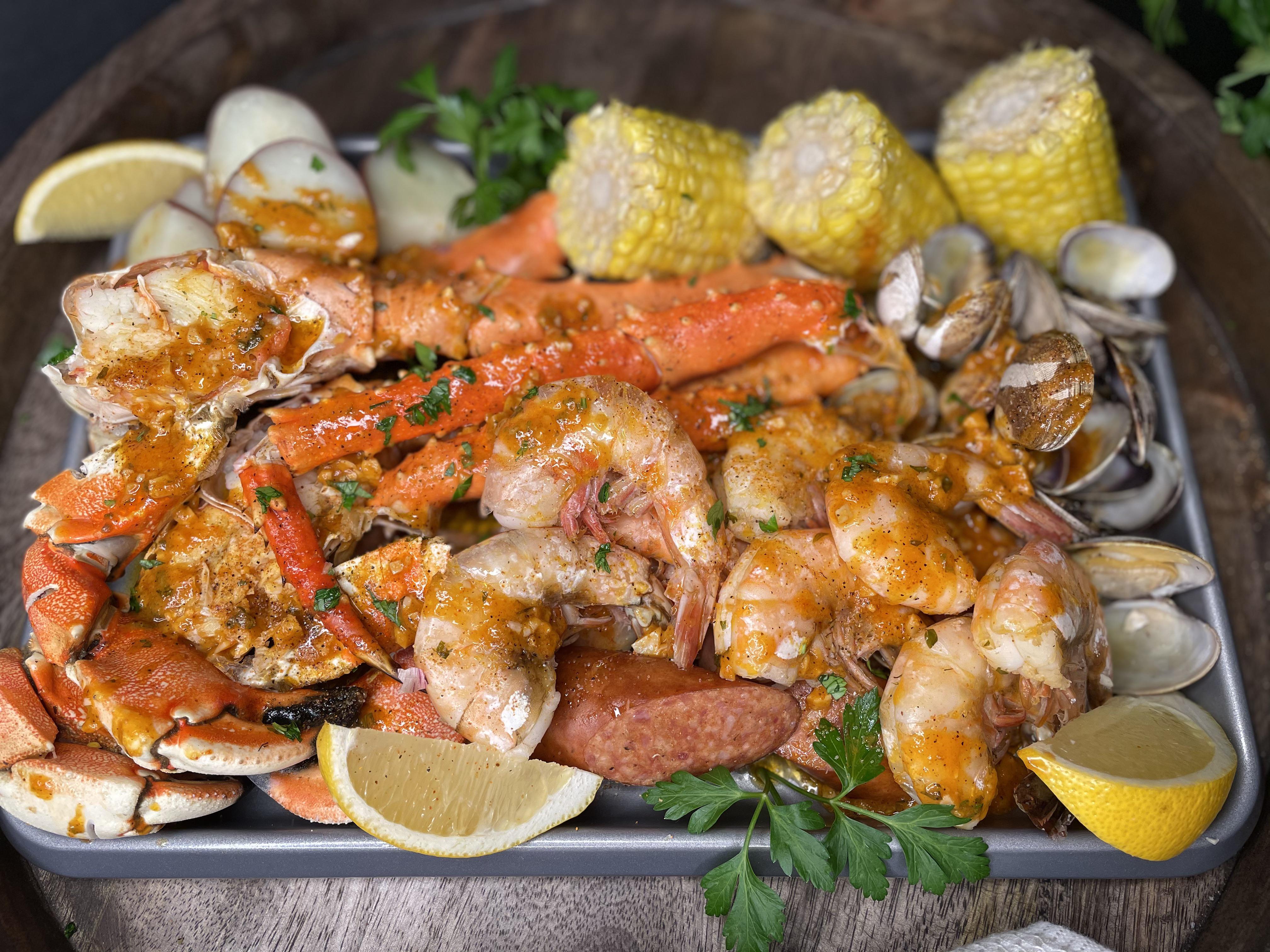 Seafood Boil I made for dinner. | Scrolller