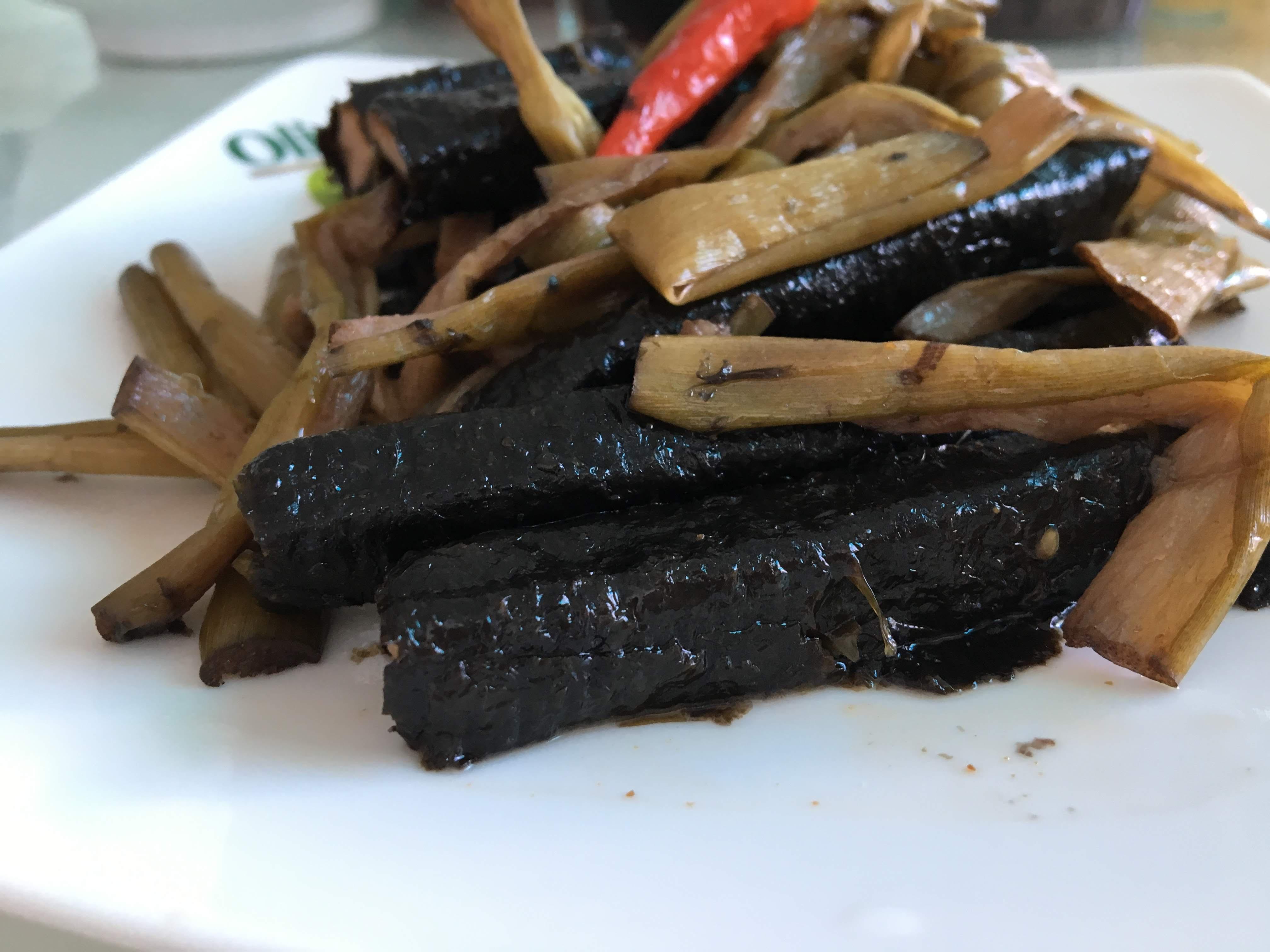 Seaweed Tofu Rolls with Pickled Taro Stem | Scrolller