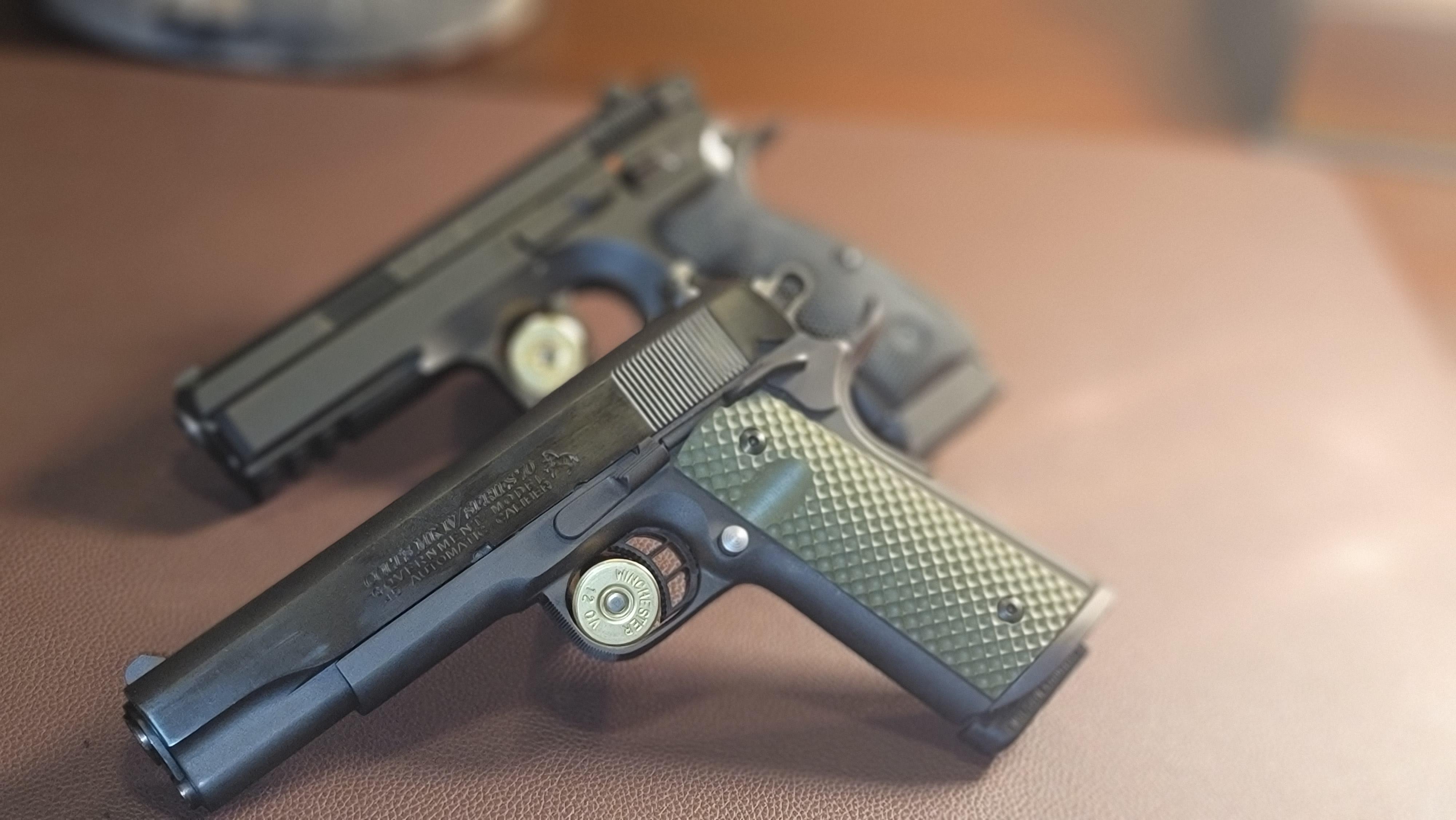 Second Cousins: CZ 75 SP01 and Colt Government Series 70. | Scrolller
