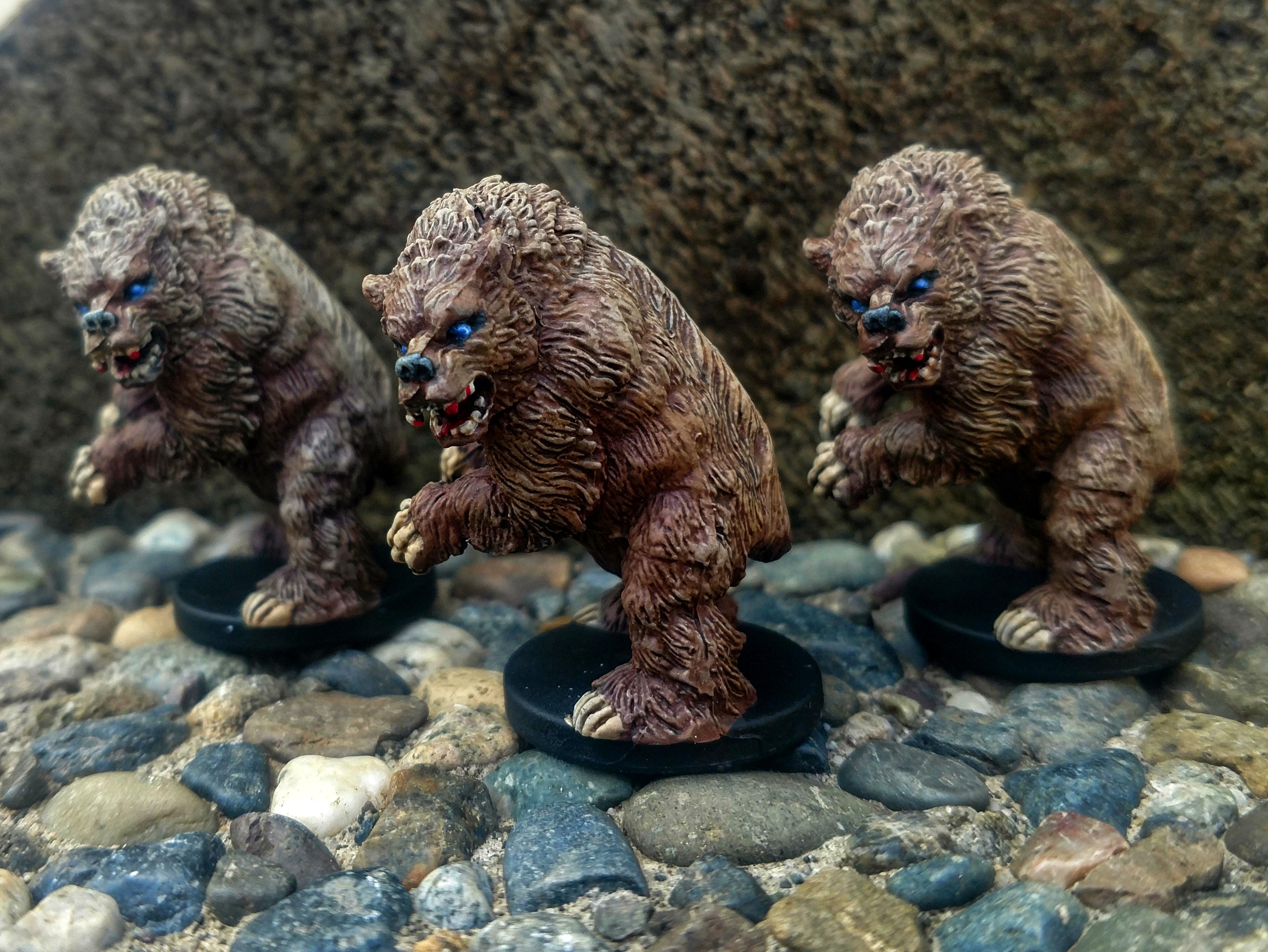 Second minis done: Ashardalon cave bears! | Scrolller