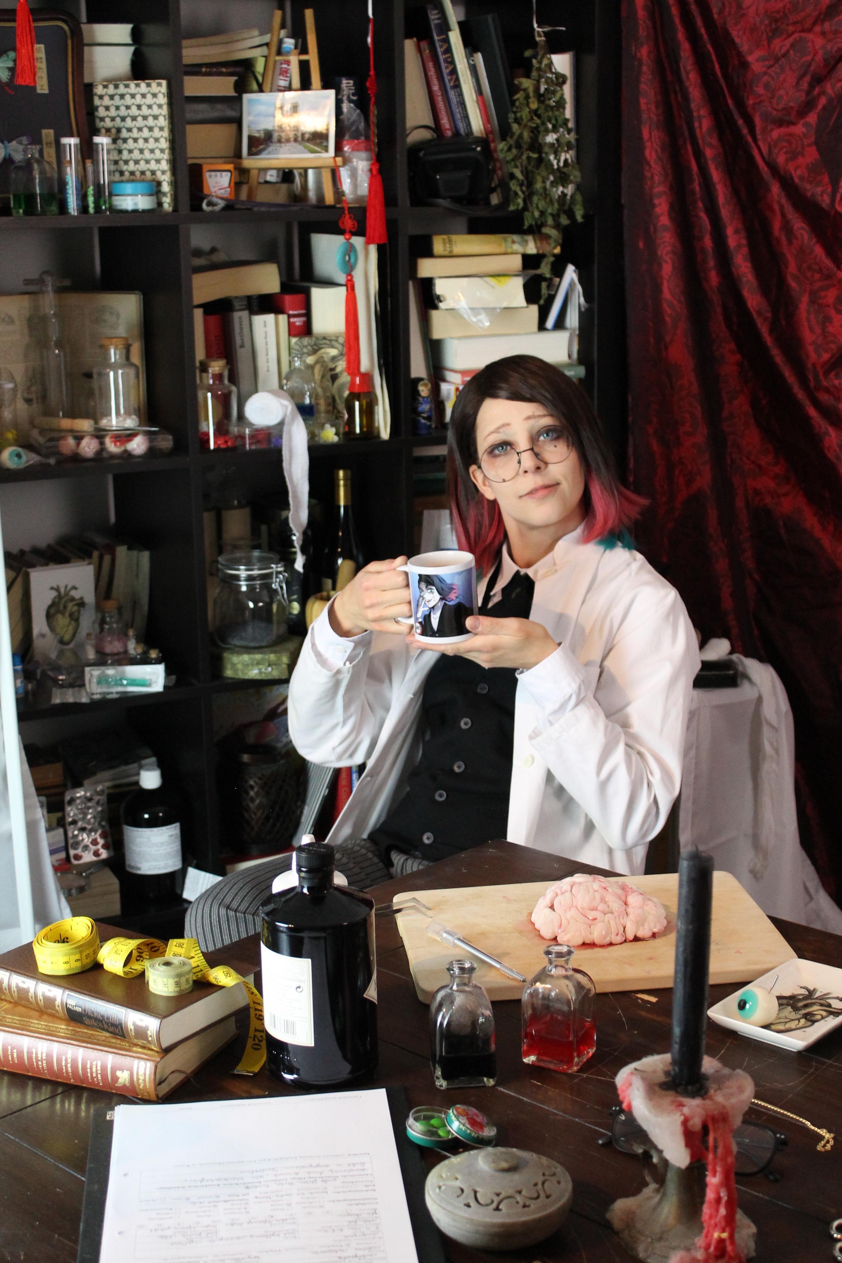 [self] Enmu from Demon Slayer in an asylum AU having tea before his next lobotomy... | Scrolller