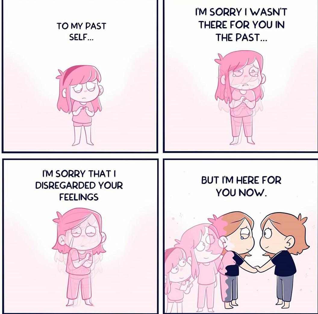 Self forgiveness is key :) I have to forgive myself for how I treated myself | Scrolller