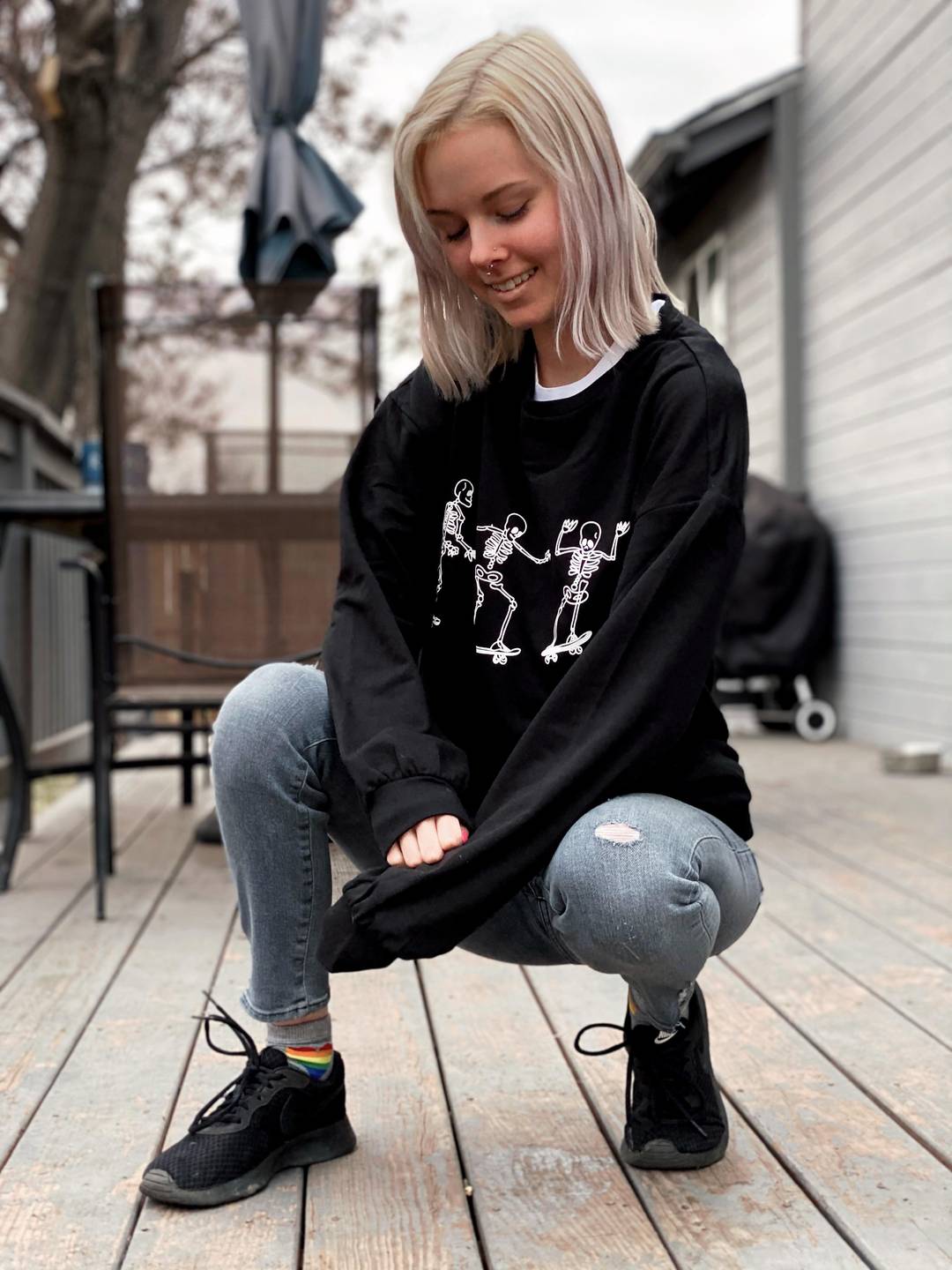Self Just Admiring My New Pullover 🖤 Scrolller