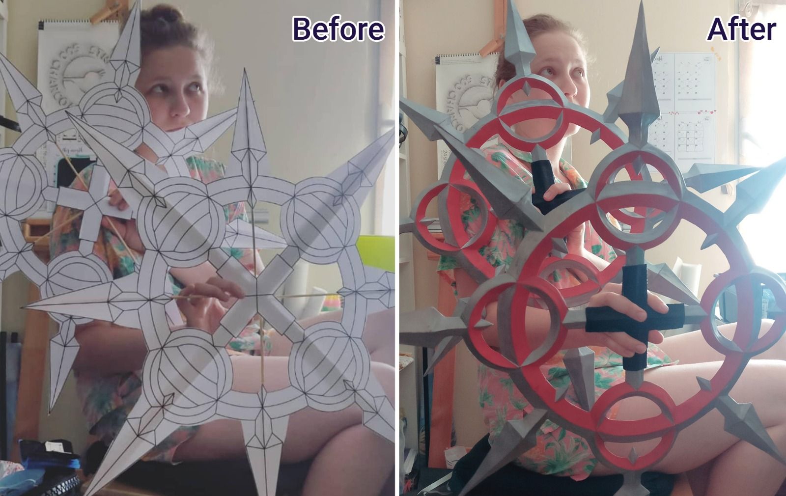 [Self] My girlfriend made Axel's chakrams (Tutorial) | Scrolller