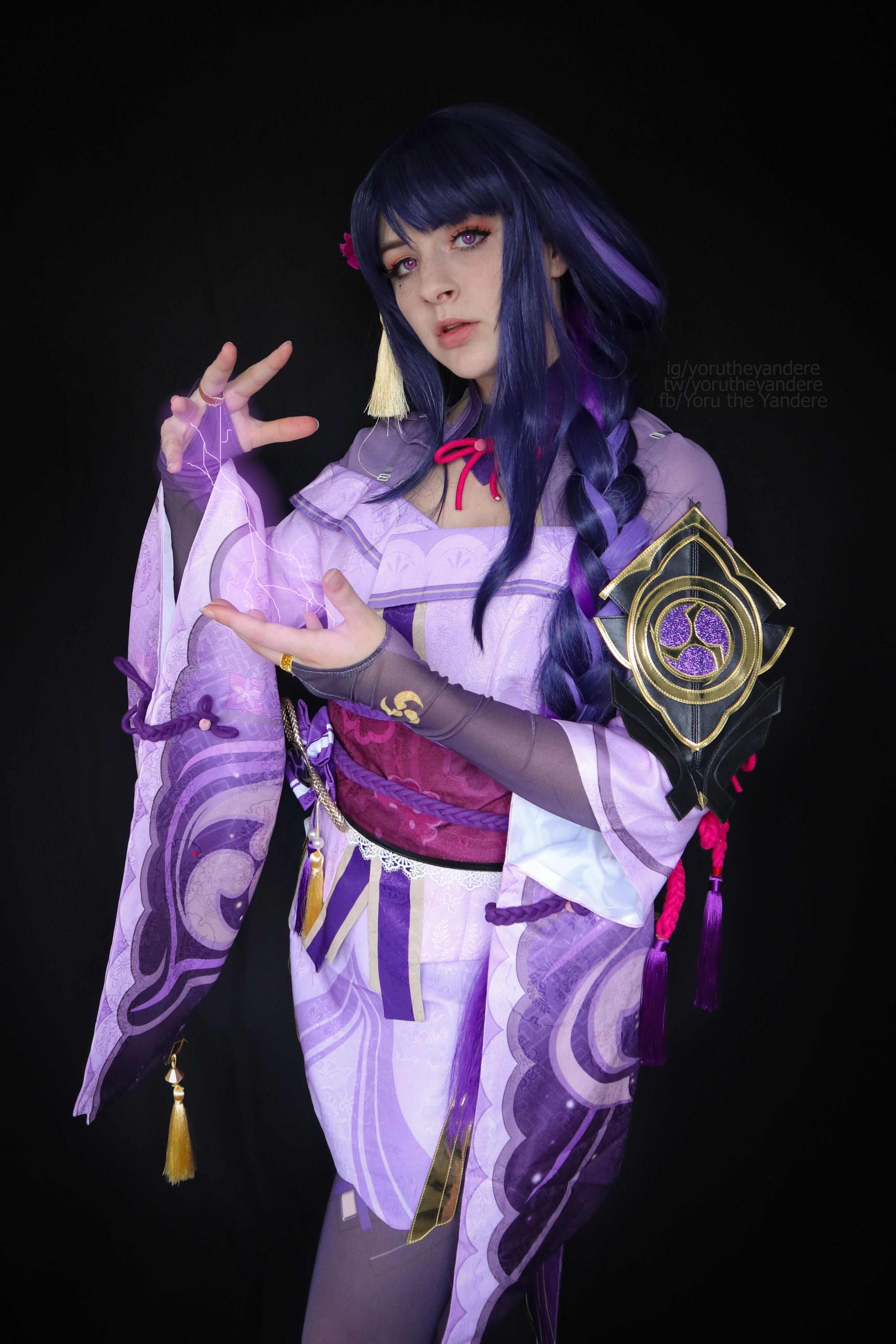 [Self] My Raiden Shogun / Baal from Genshin Impact cosplay! | Scrolller