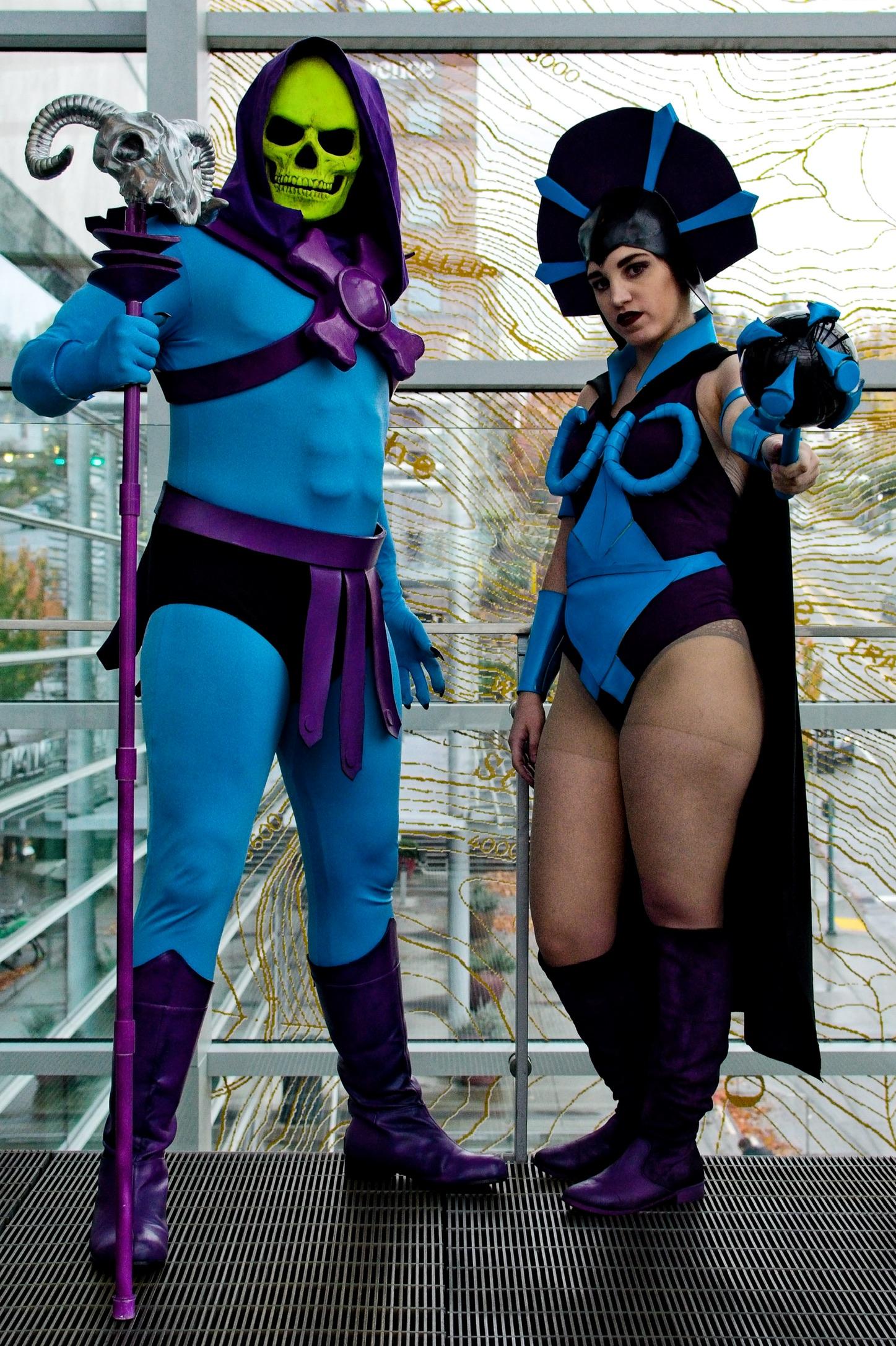 [Self] Our Filmation Skeletor and Evil Lyn Cosplays (Photographer: Eric Manix Photography ...