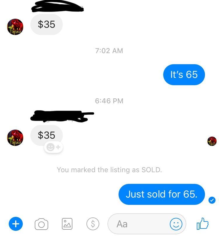 Selling on facebook is like the wild wild West | Scrolller