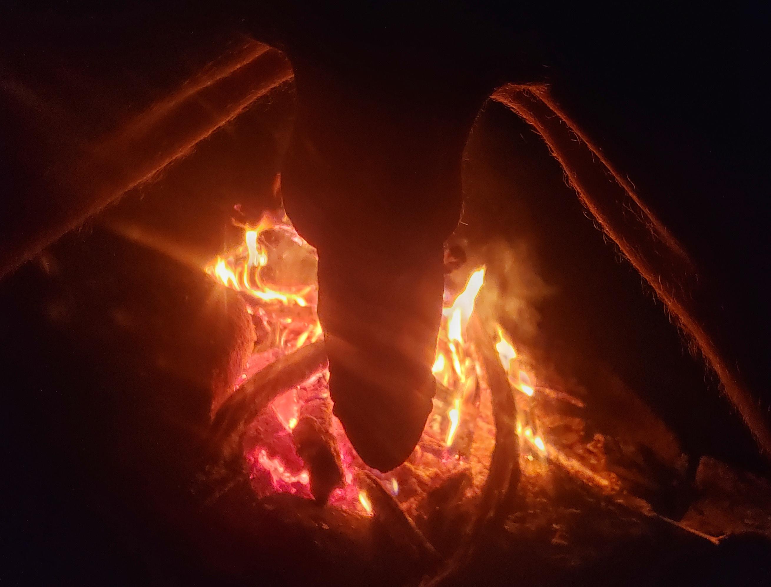 Semi at the campfire | Scrolller