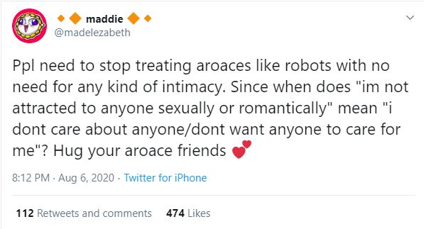 Sending virtual hugs to all you cool aroaces out there (or just anybody who needs a hug) | Scrolller