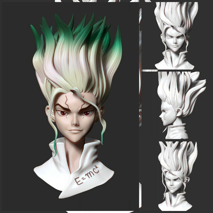 Senku 3D model part 2! | Scrolller