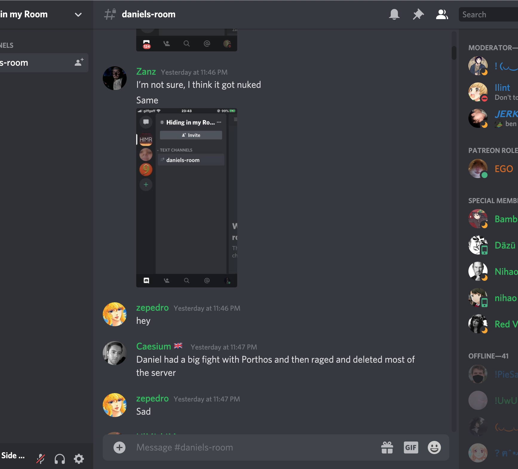 Sensitive Crybaby Daniel nukes his Discord server... AGAIN! 😂 | Scrolller