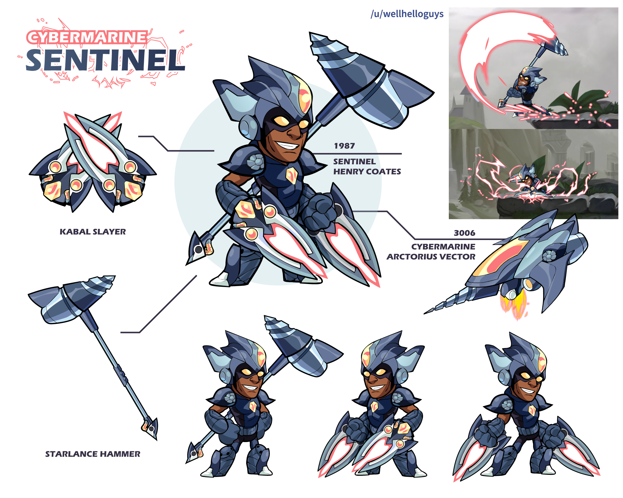 Sentinel's Skin, Equiping Cybermarine Arctorius Vector; The Ultimate Weapon Against KABAL ...